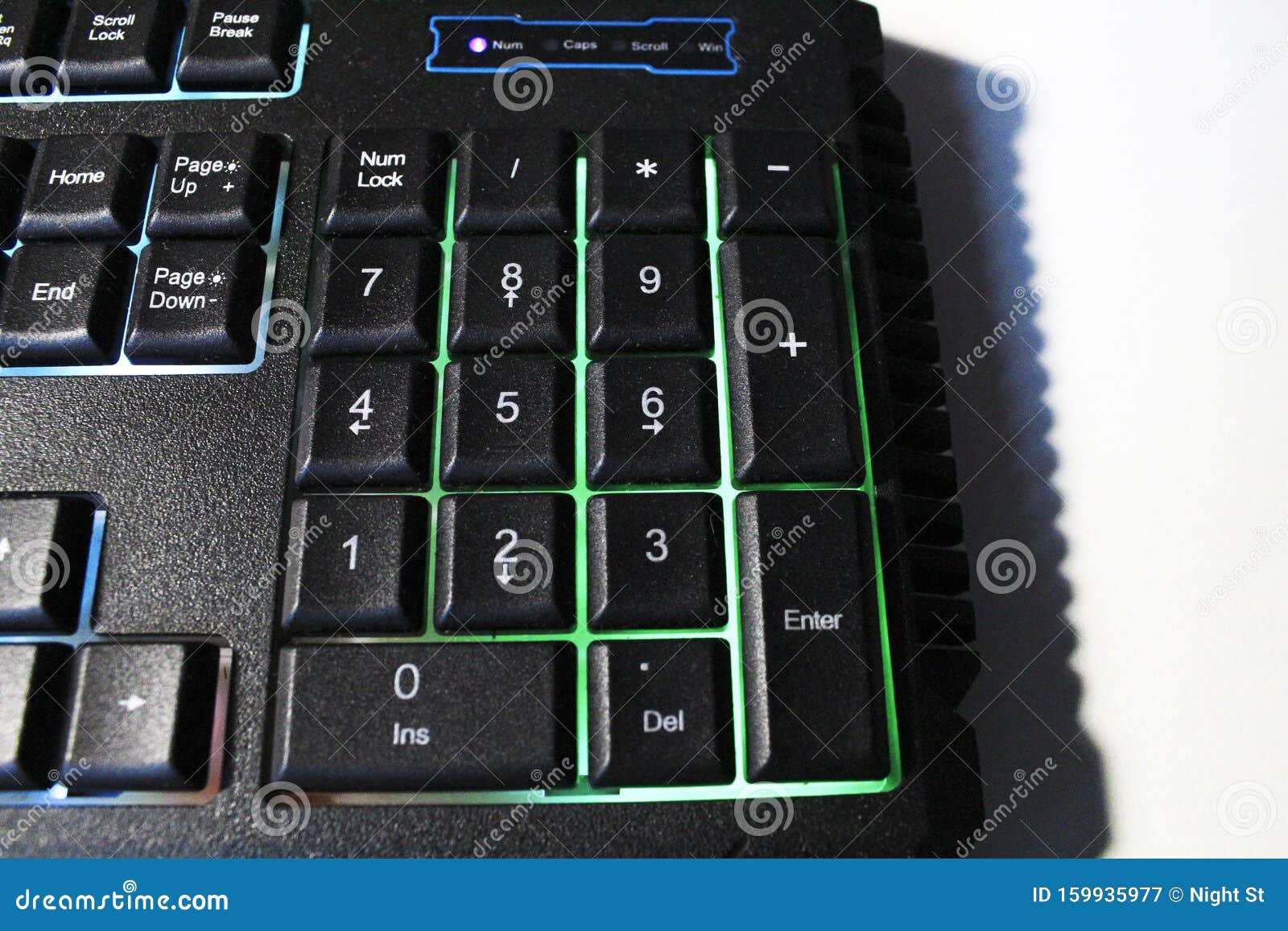 Numbers on black keyboard. stock image. Image of keyboardaccessories ...