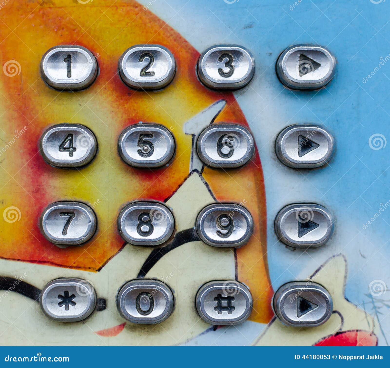 Numbers Bottom of Old Telephone Stock Image - Image of answer, number ...
