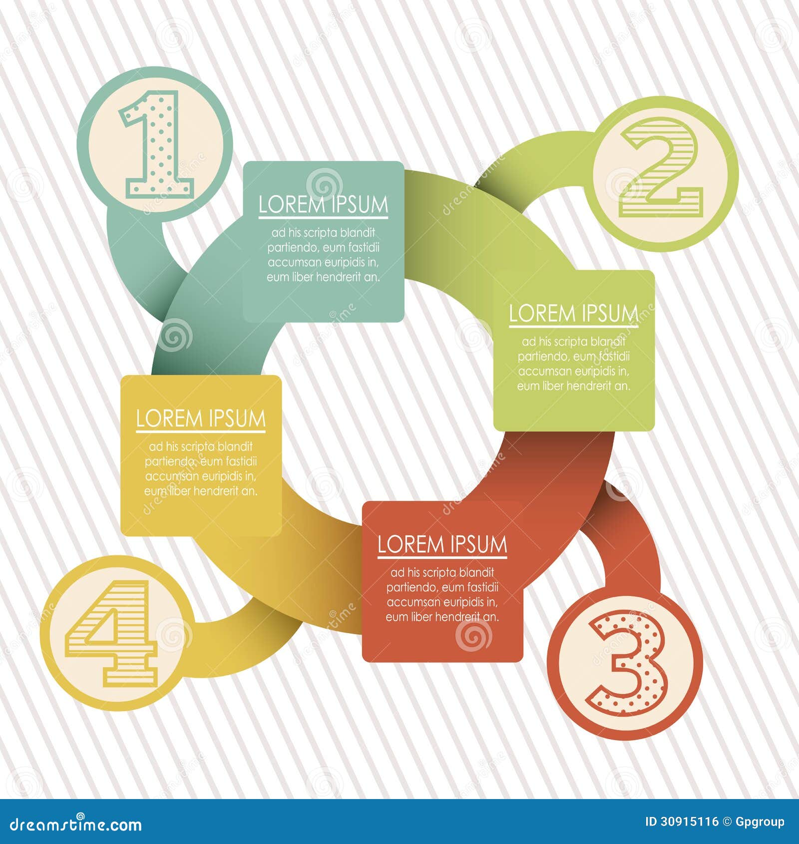 Numbers Brochure stock vector. Illustration of card, clean - 30915116