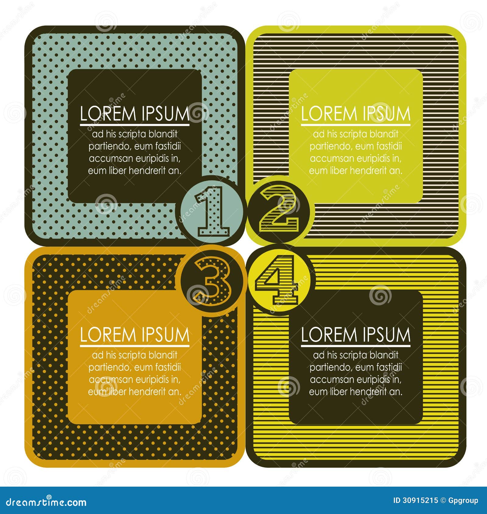 Numbers Brochure stock vector. Illustration of infographic - 30915215