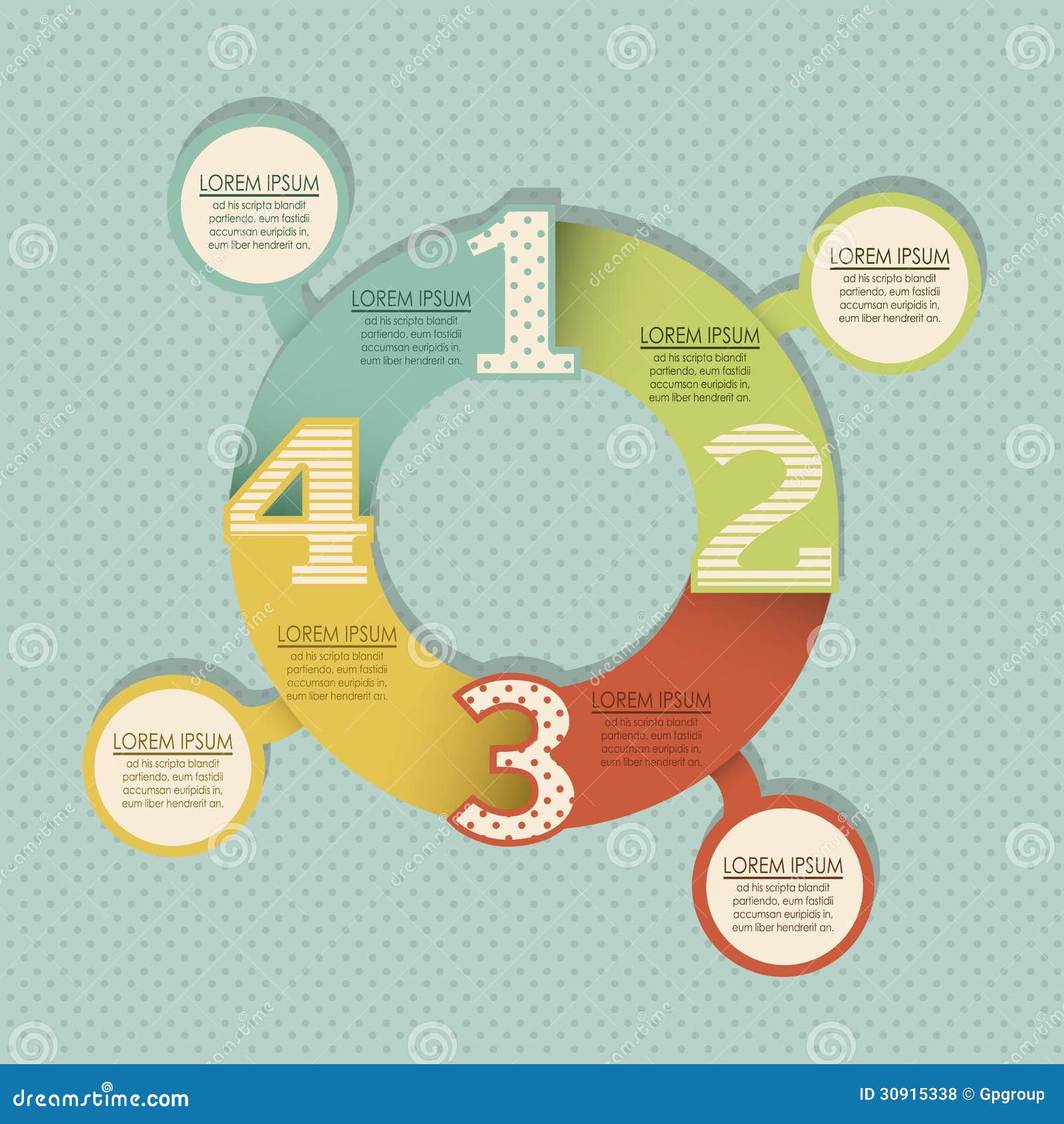 Numbers Brochure stock vector. Illustration of design - 30915338