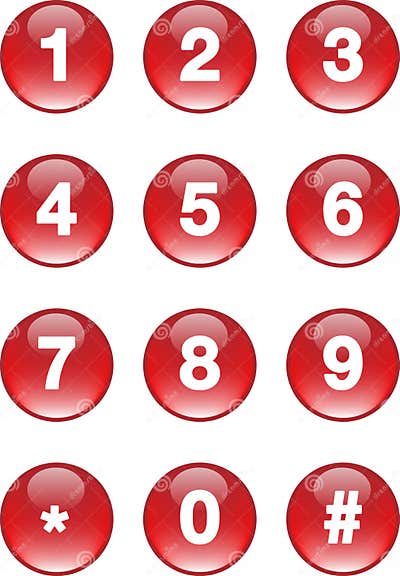 Numbers buttons stock illustration. Illustration of computer - 4055590