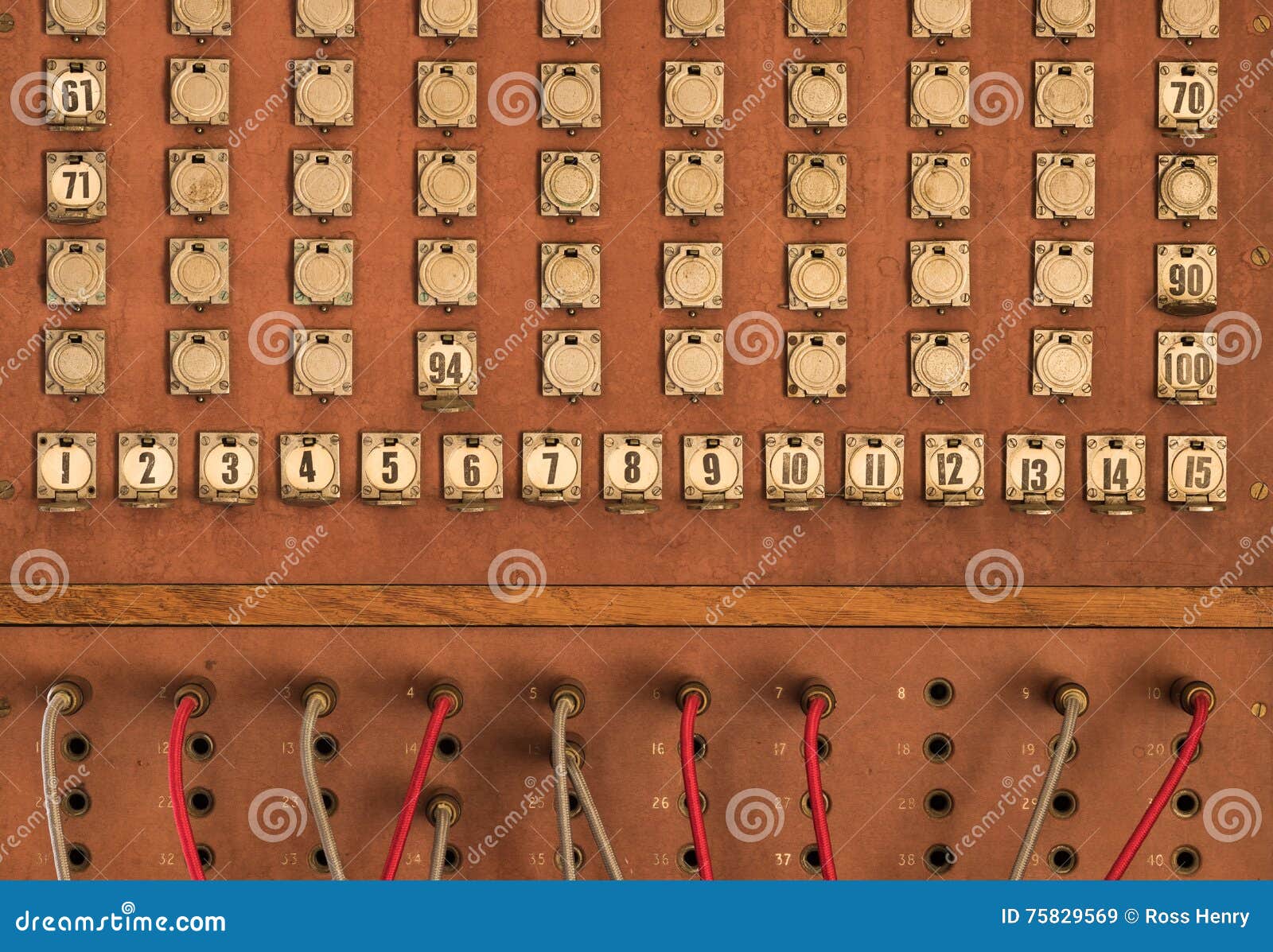 Numbers & Cables stock image. Image of antique, board - 75829569