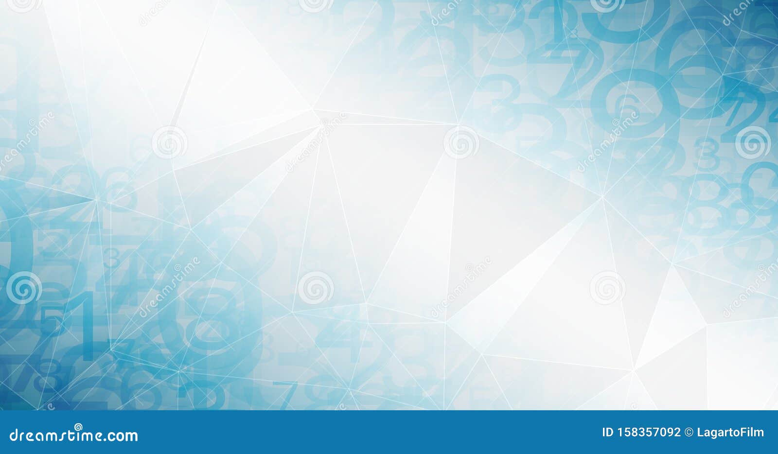 Numbers Chaos Abstract Green Conception Stock Illustration ...