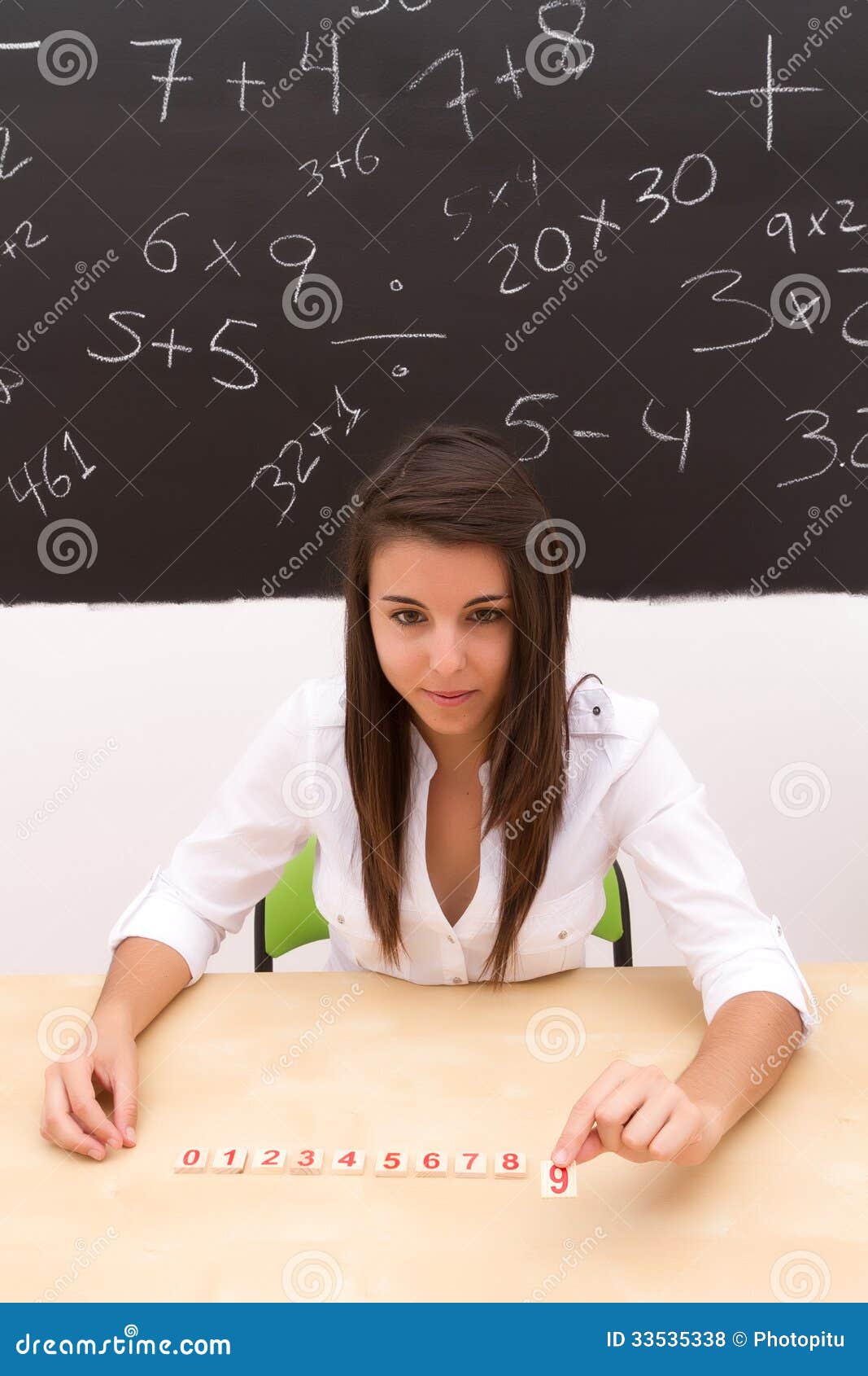 Numbers in the class stock photo. Image of school, grammar - 33535338