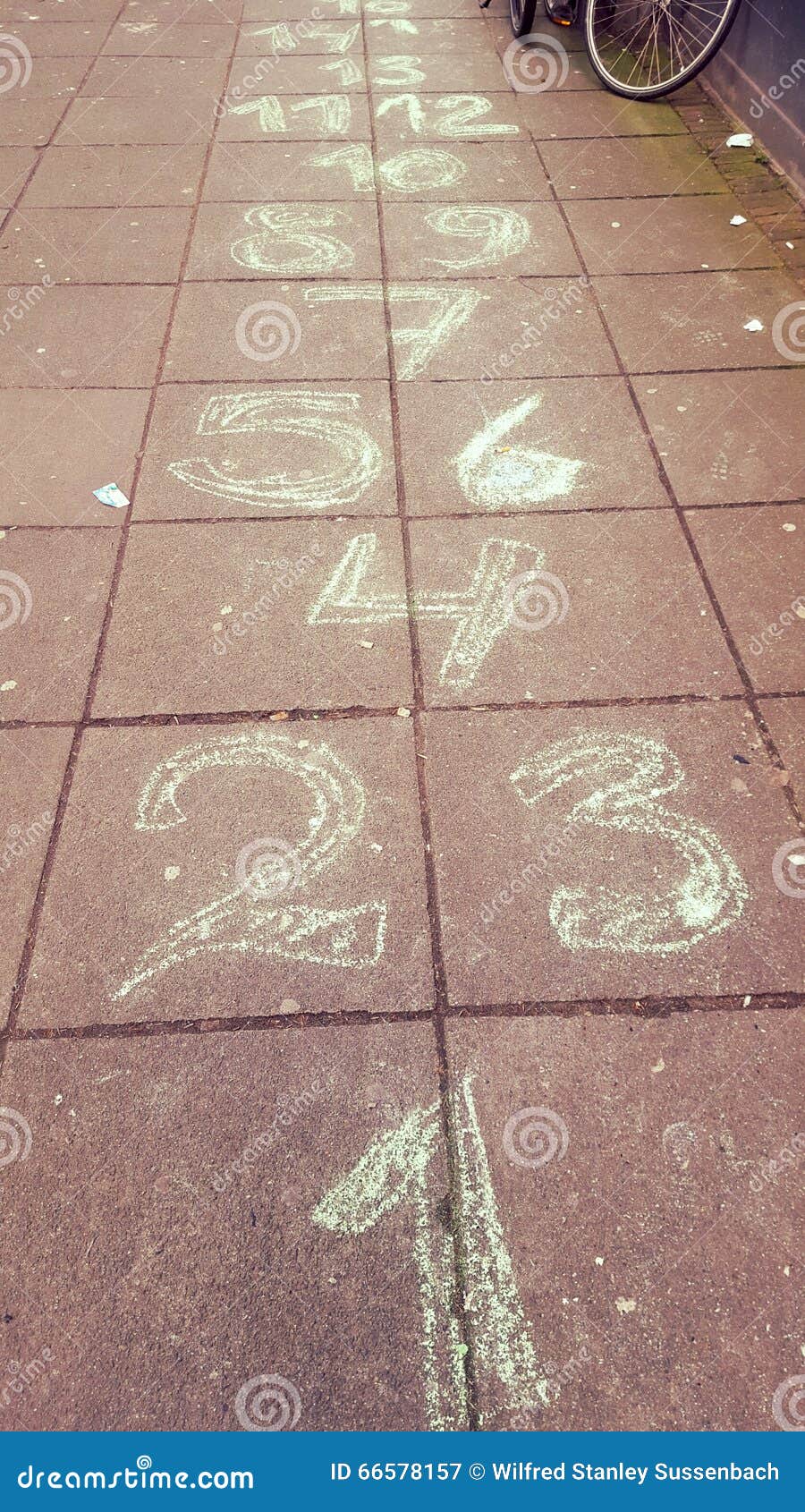 Numbers stock image. Image of pavement, collection, sign - 66578157