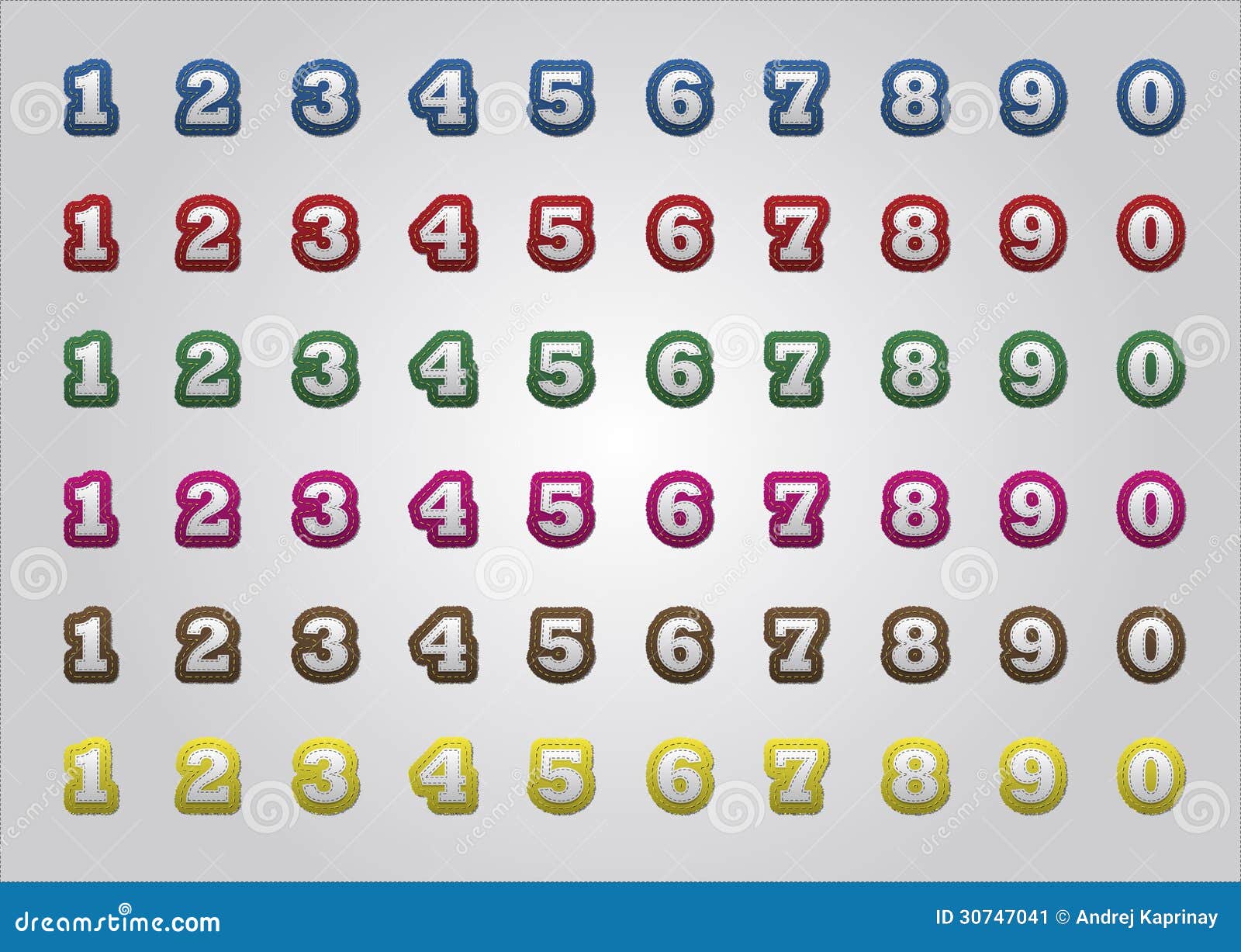 Sewing Border Vector Illustration | CartoonDealer.com #4635308