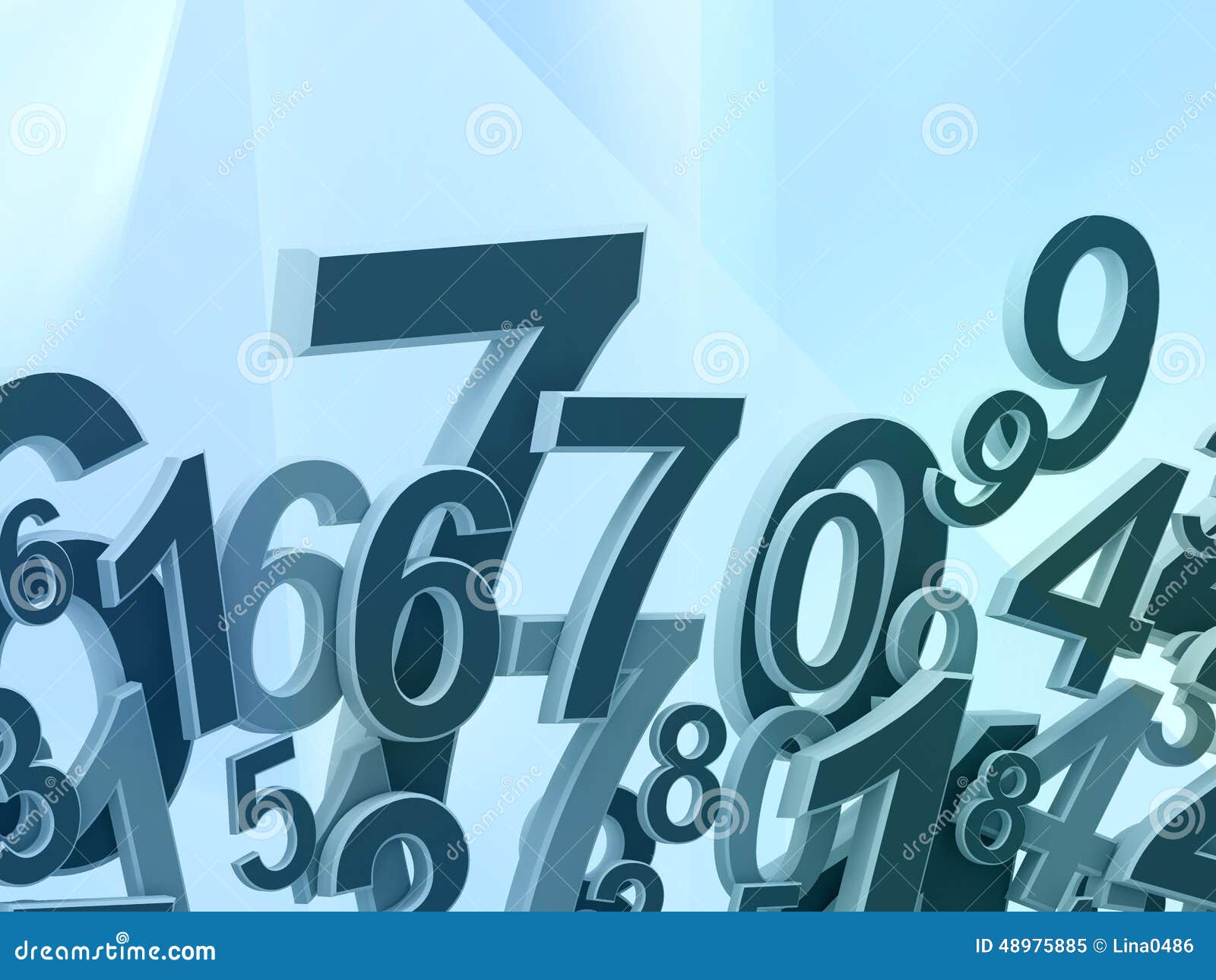 Numbers composition stock illustration. Illustration of mathematics ...
