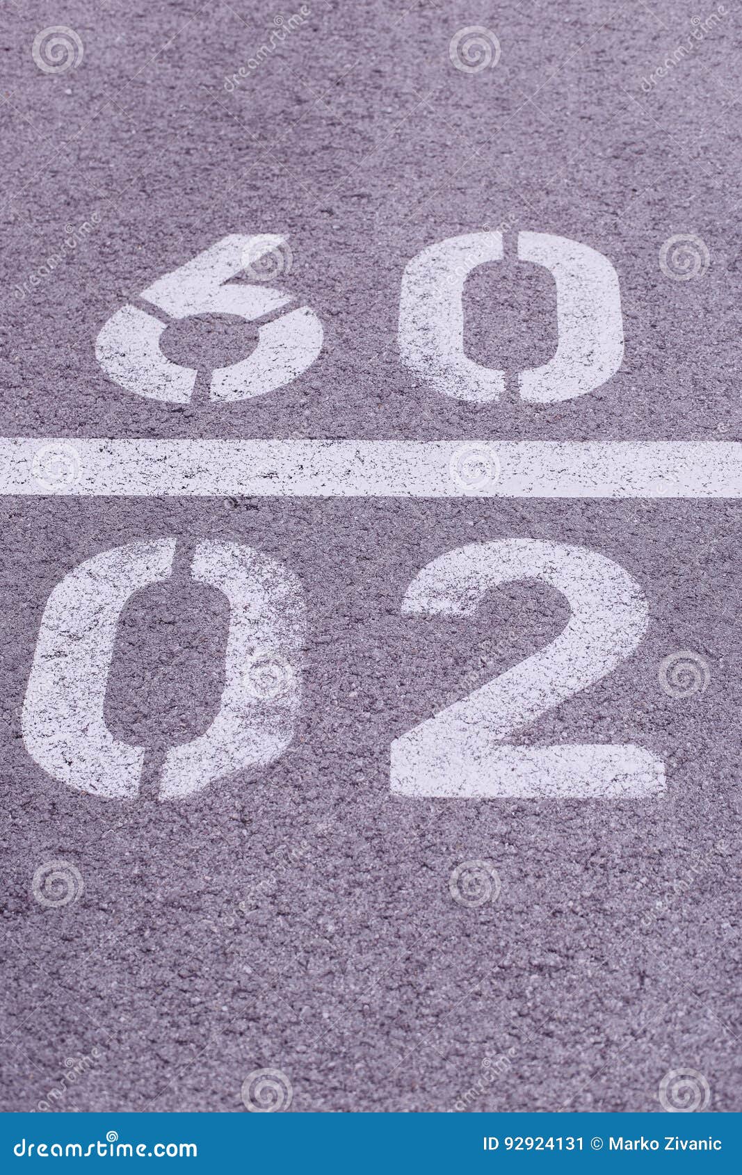 No. 9A Red Numbers On Old Concrete And Old White Backgrounds Stock ...