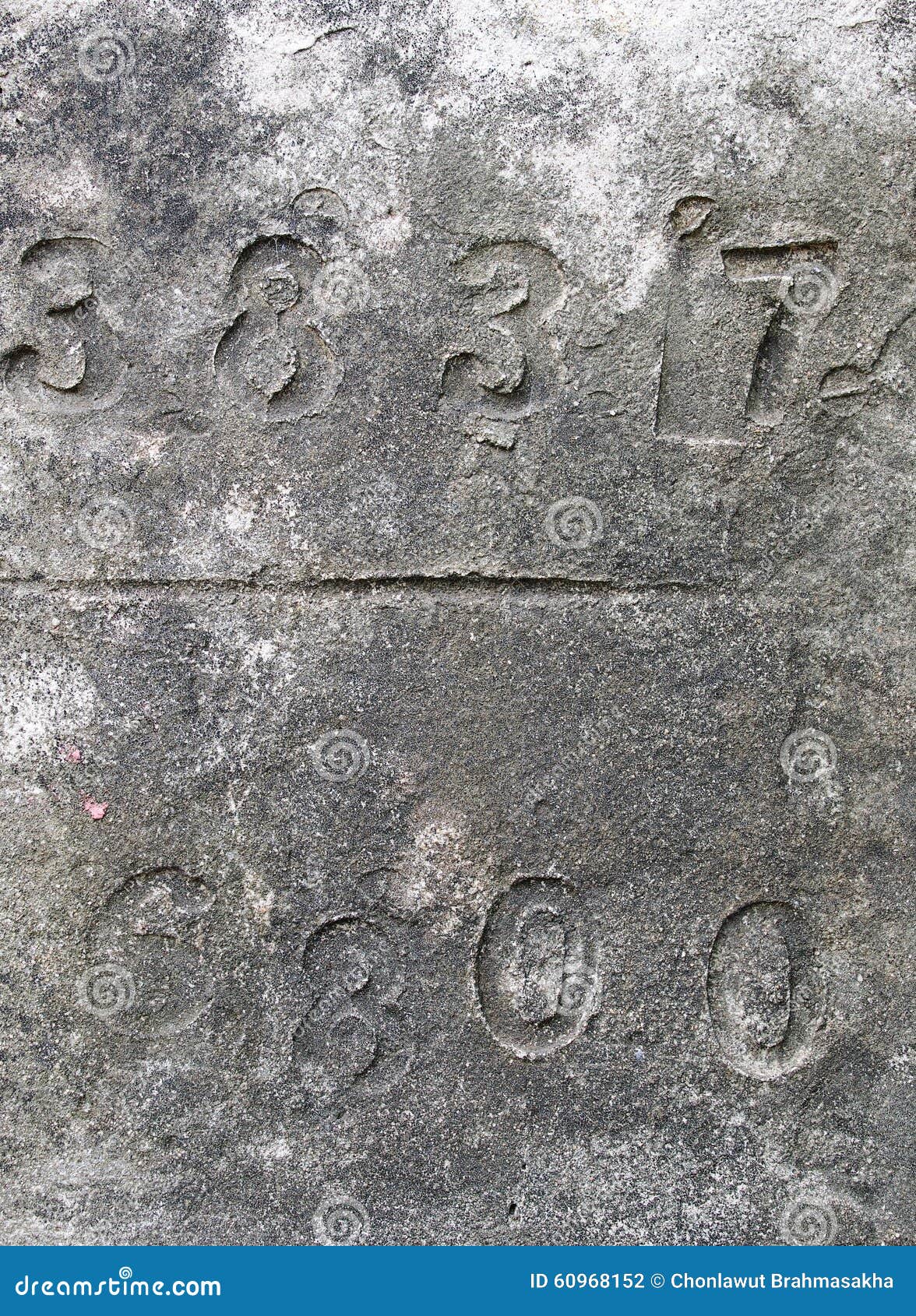 Numbers on Concrete Surface Stock Photo - Image of manufacturing ...