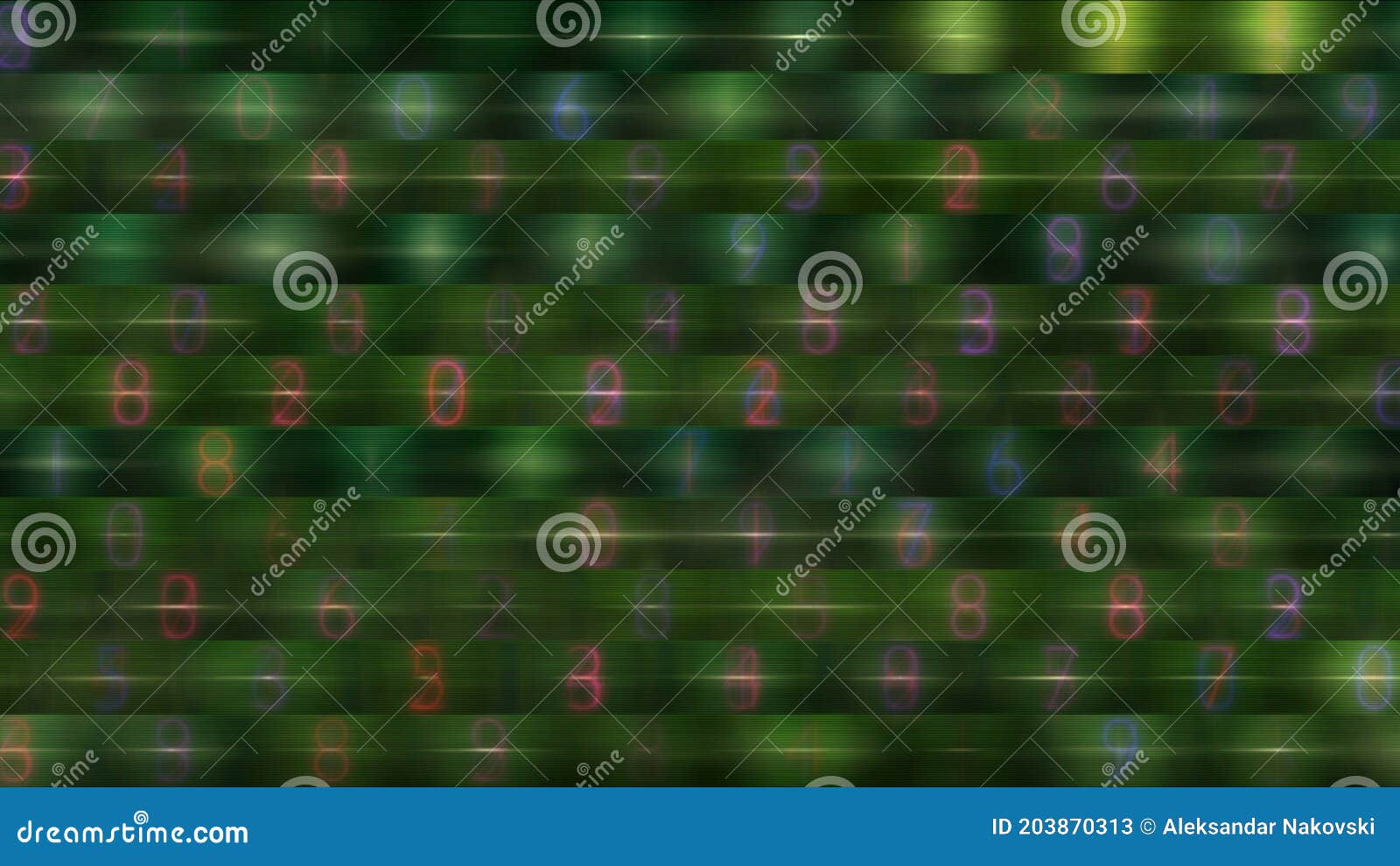 Numbers Data Abstract Background Illustration Stock Illustration ...