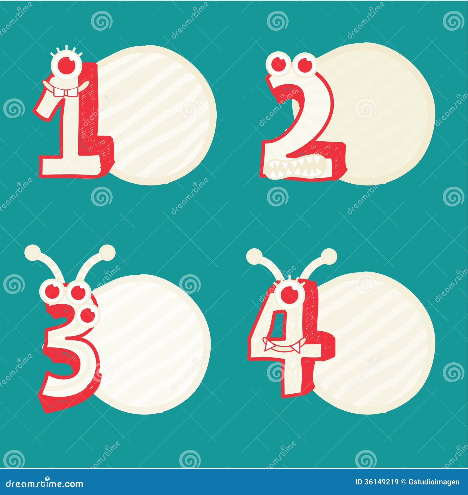 Numbers design stock vector. Illustration of graphic - 36149219