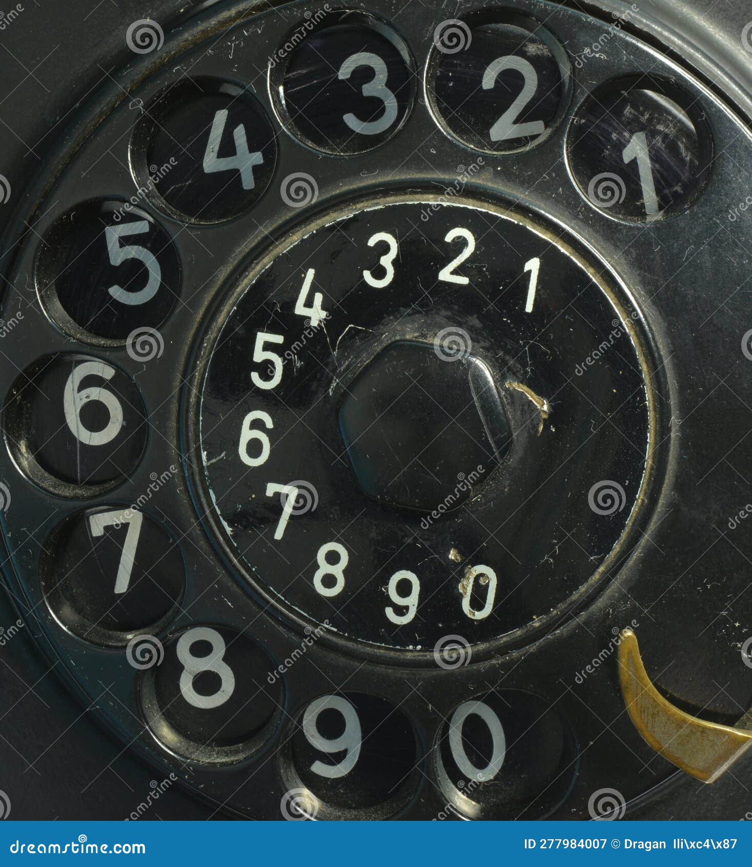 Numbers and Dial switch stock image. Image of detail - 277984007