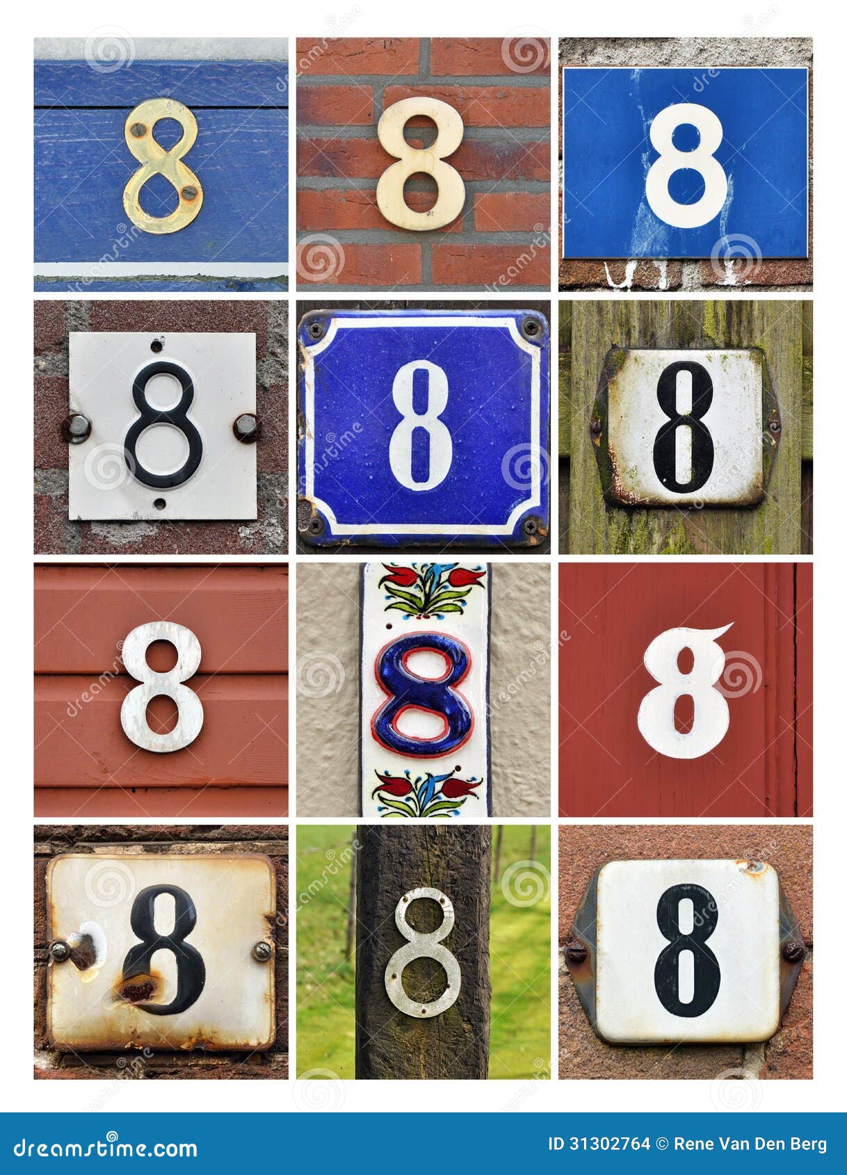 Numbers Eight stock photo. Image of font, object, design - 31302764