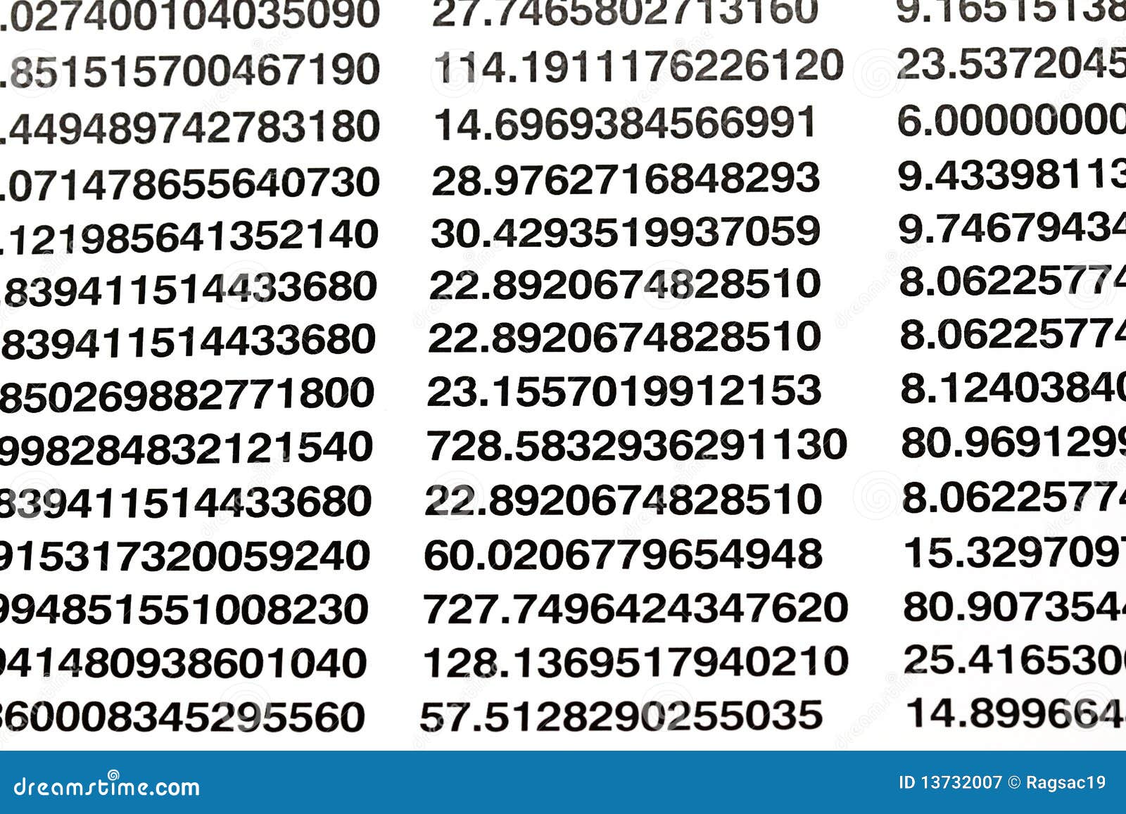 Numbers everywhere stock image. Image of order, jumbled - 13732007