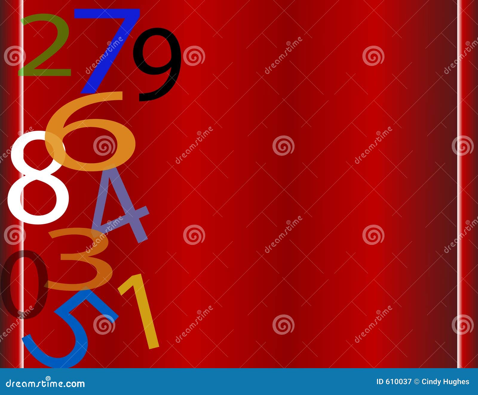 Numbers Falling Royalty-Free Stock Image | CartoonDealer.com #42791074