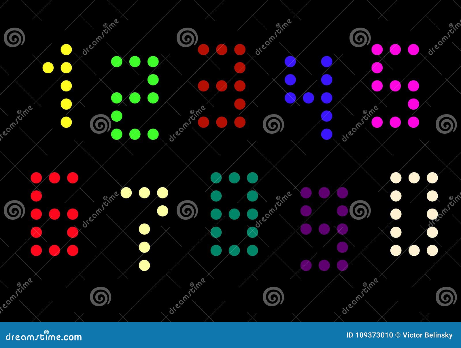 Numbers And Figures - One Two Three Four Five Six Seven Eight Nine Zero ...