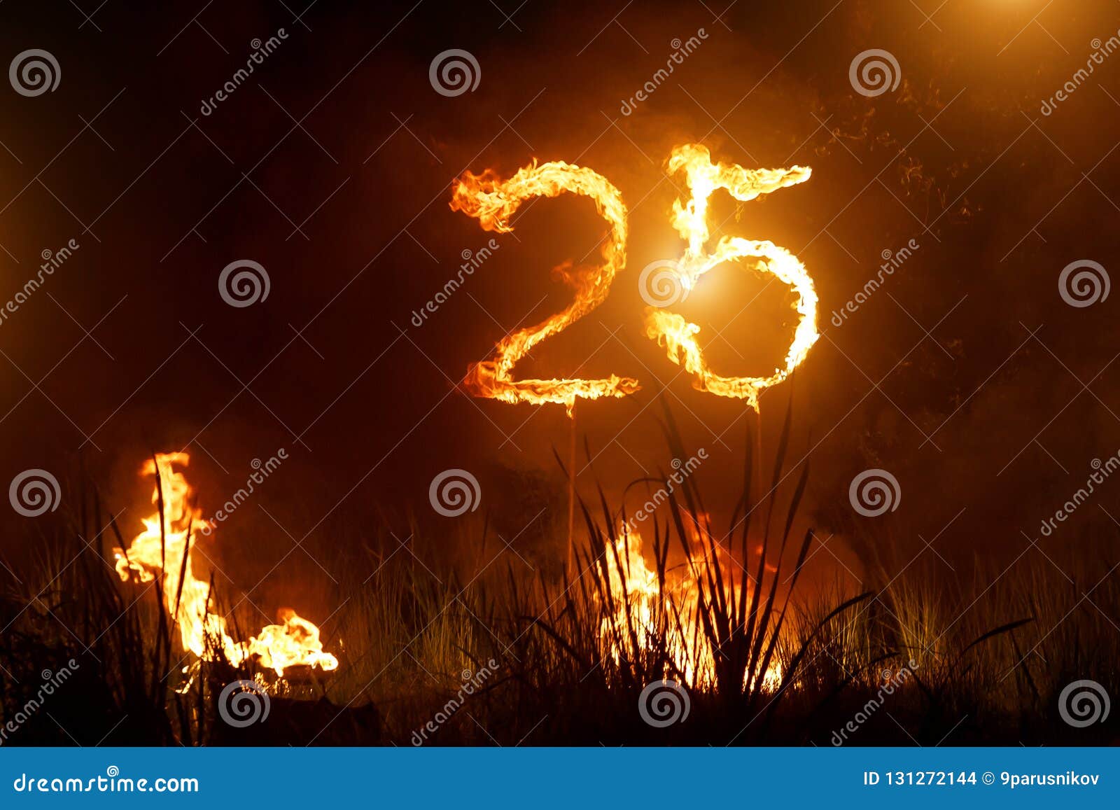 Number Twenty Five On Fire