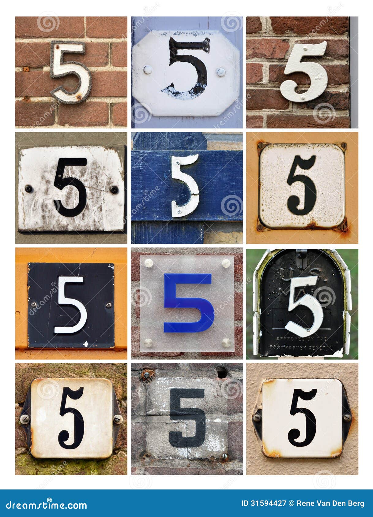 Numbers Five stock image. Image of five, message, natural - 31594427