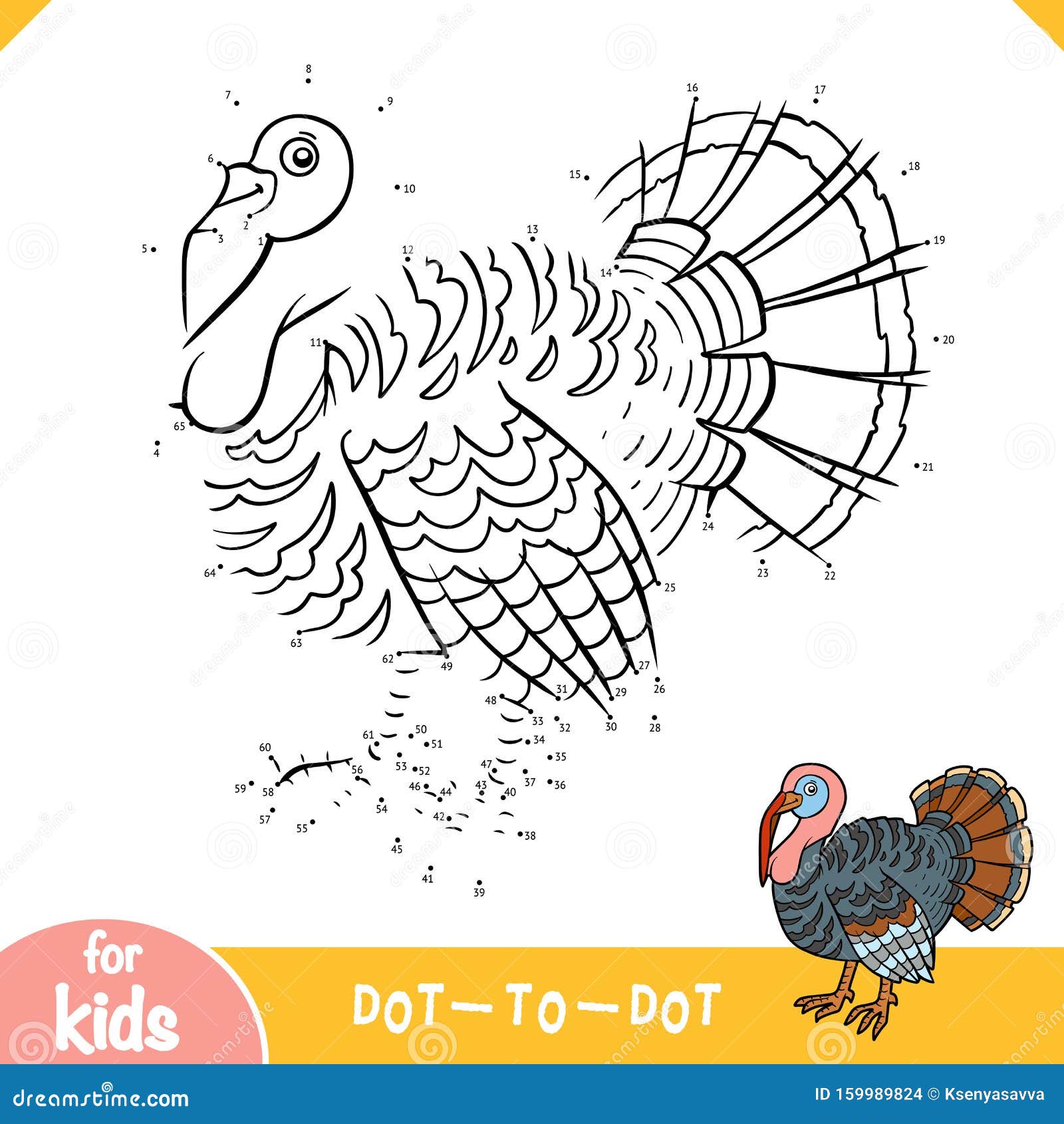 Numbers Game, Education Game for Children, Turkey Stock Vector ...