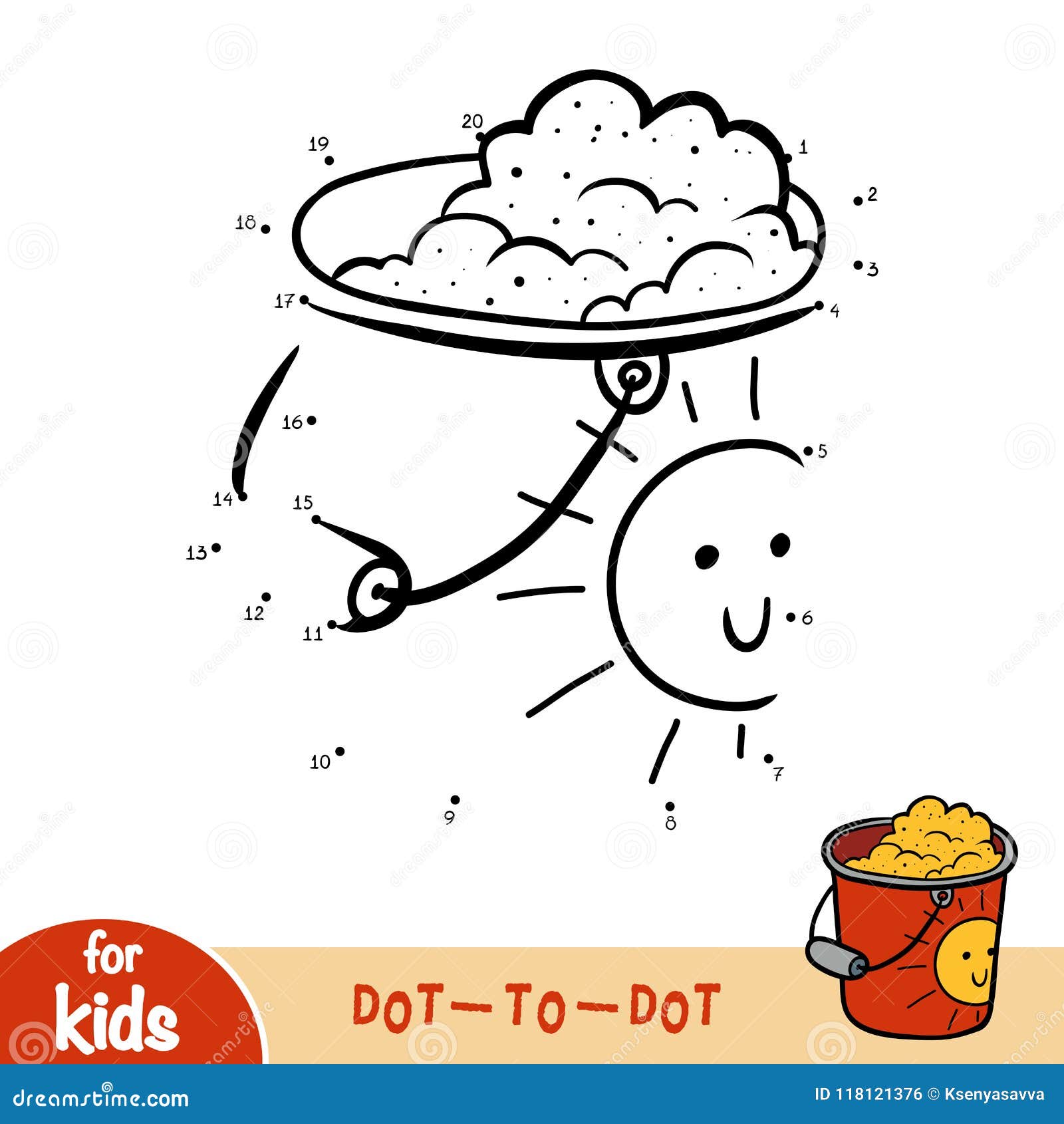 Pail With Sand, Shovel And Rake For A Sandbox. Beach Toys Cartoon ... Pail With Sand, Shovel And Rake For A Sandbox. Beach Toys Cartoon ...