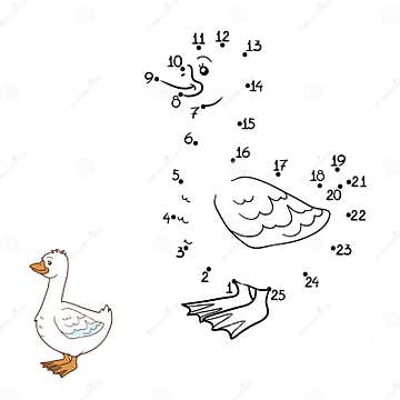 Numbers game (goose) stock vector. Illustration of amusement - 55061840