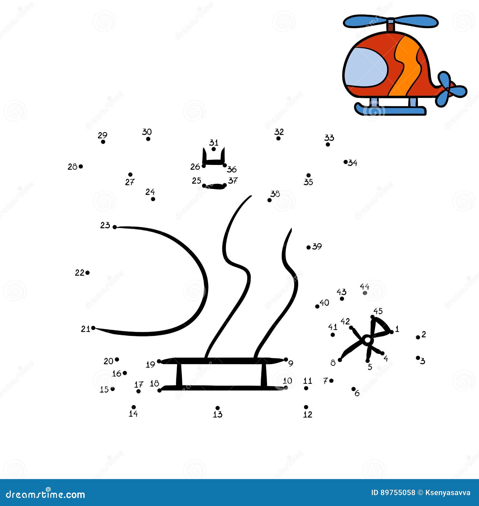 Numbers game, Helicopter stock vector. Illustration of difficulty ...