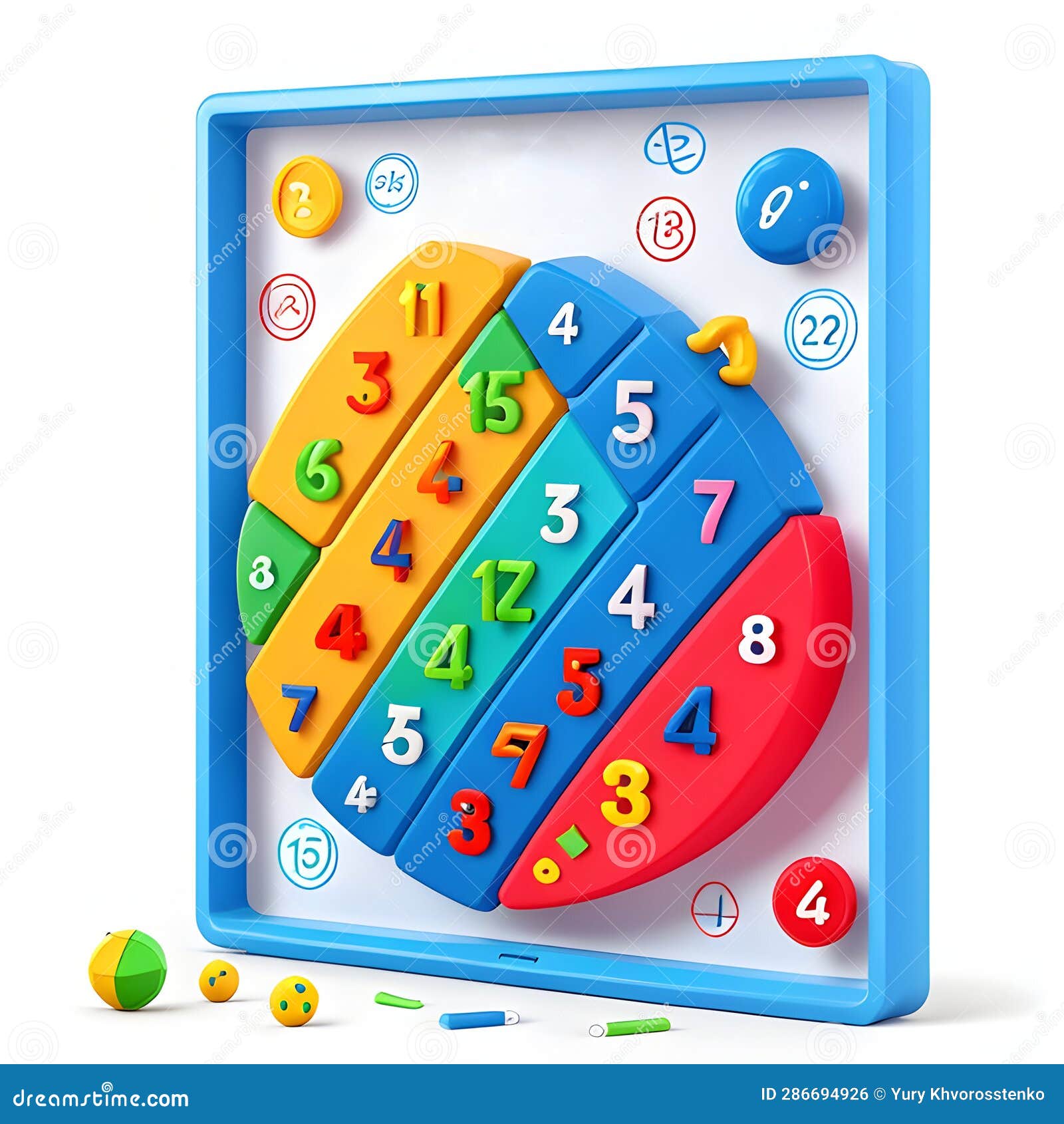 The Numbers Game. Multicoloured Geometric Figures. the Concept of ...