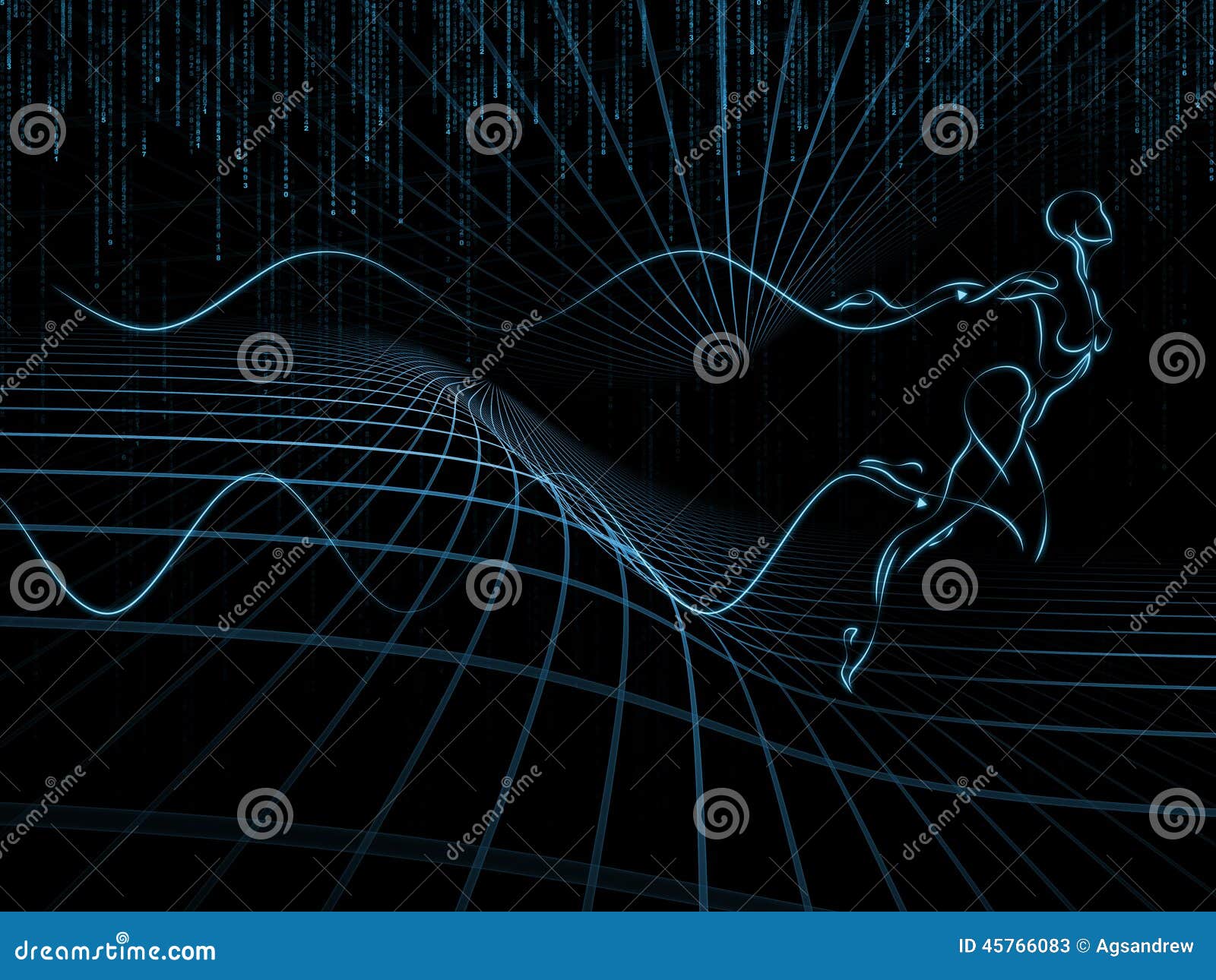 Numbers of Geometry stock illustration. Illustration of black - 45766083
