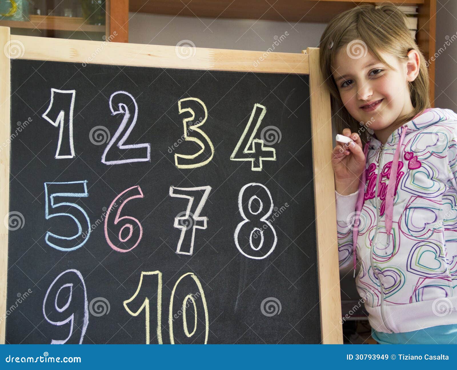 Numbers stock image. Image of chalkboard, teach, handwriting - 30793949