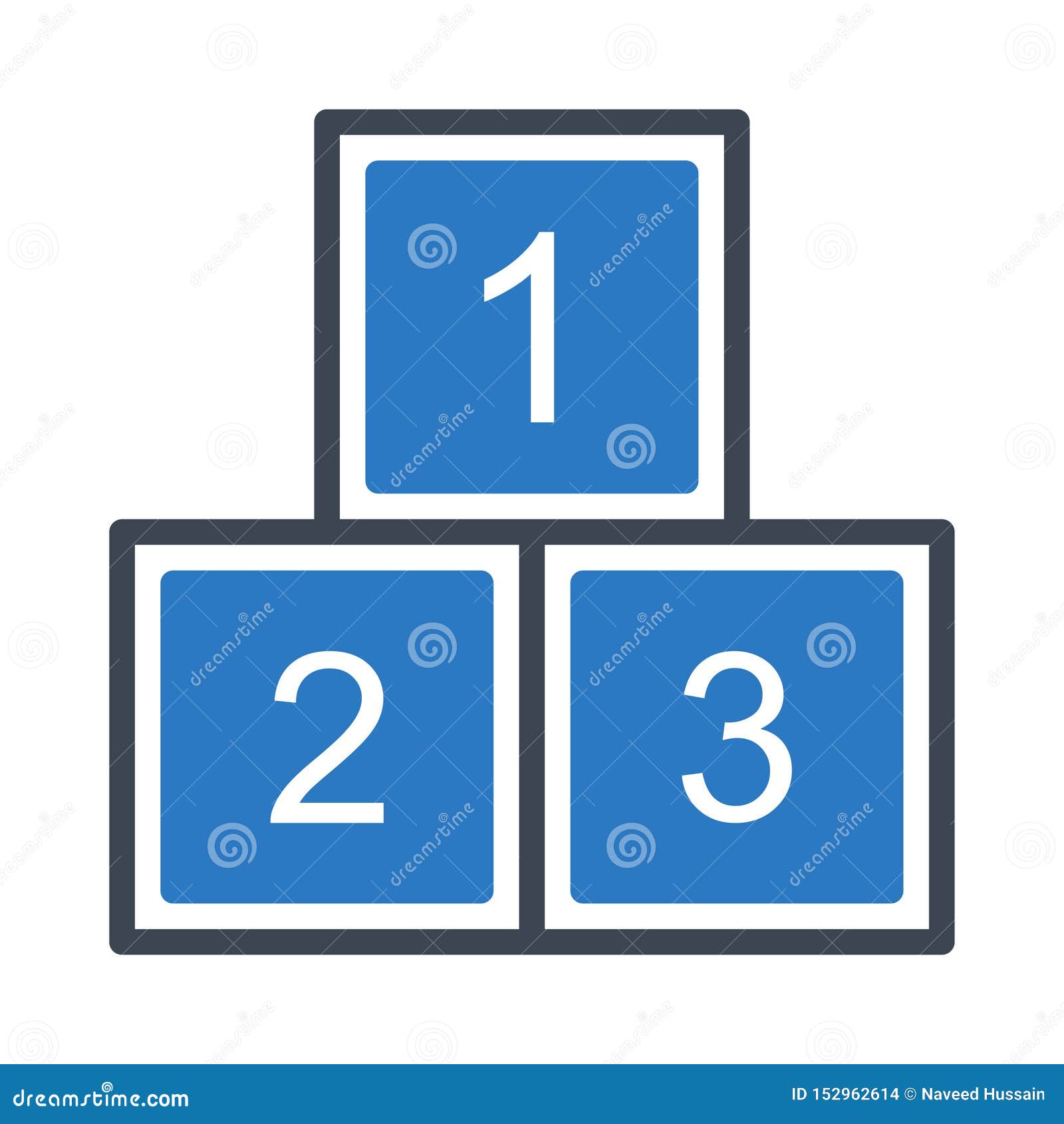 Numbers Glyph Colour Vector Icon Stock Illustration - Illustration of ...