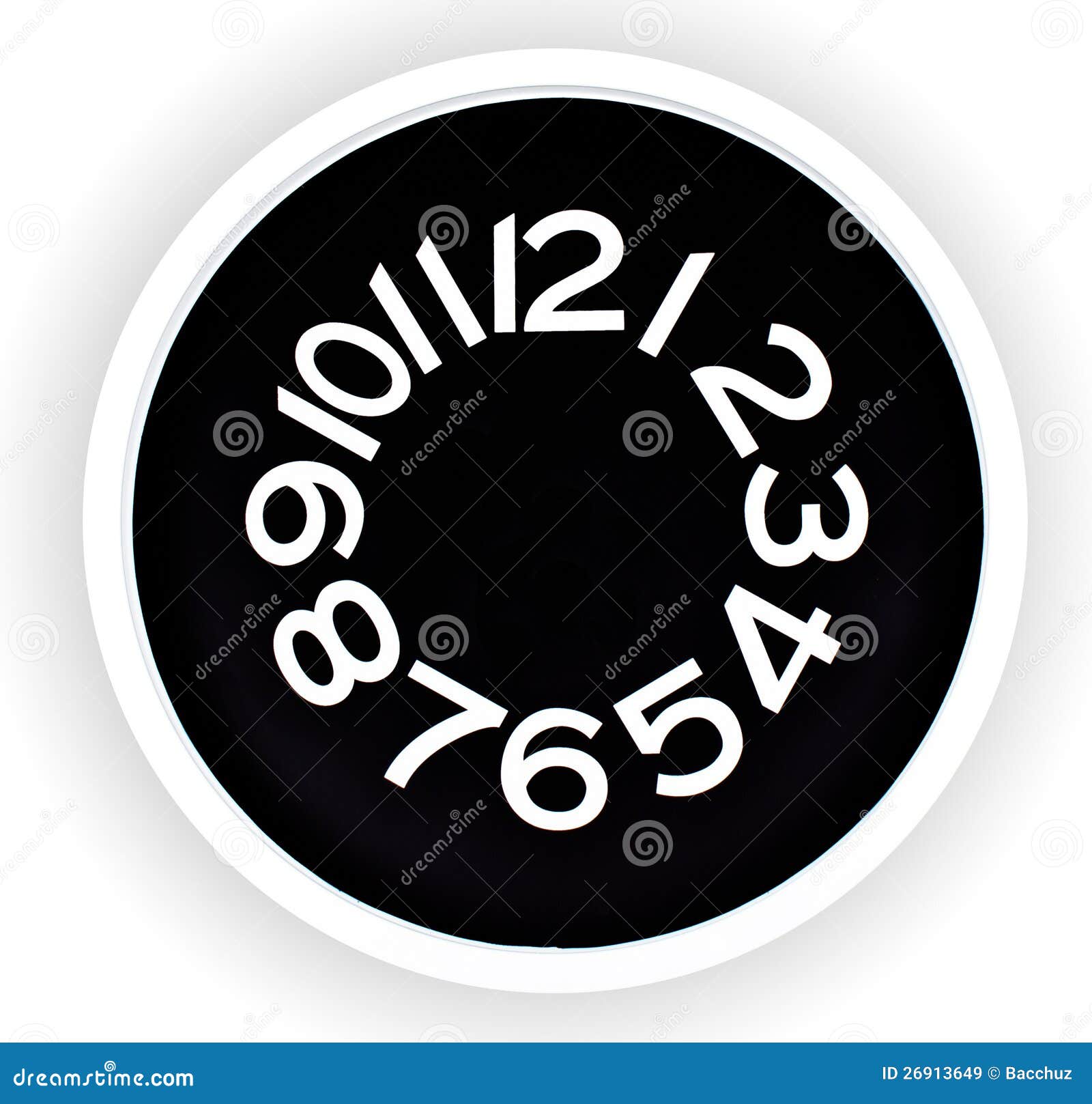 Numbers go round stock illustration. Illustration of gear - 26913649