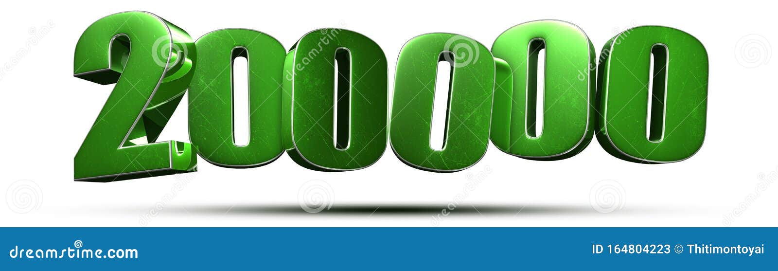 200,000 numbers. stock illustration. Illustration of banner - 164804223