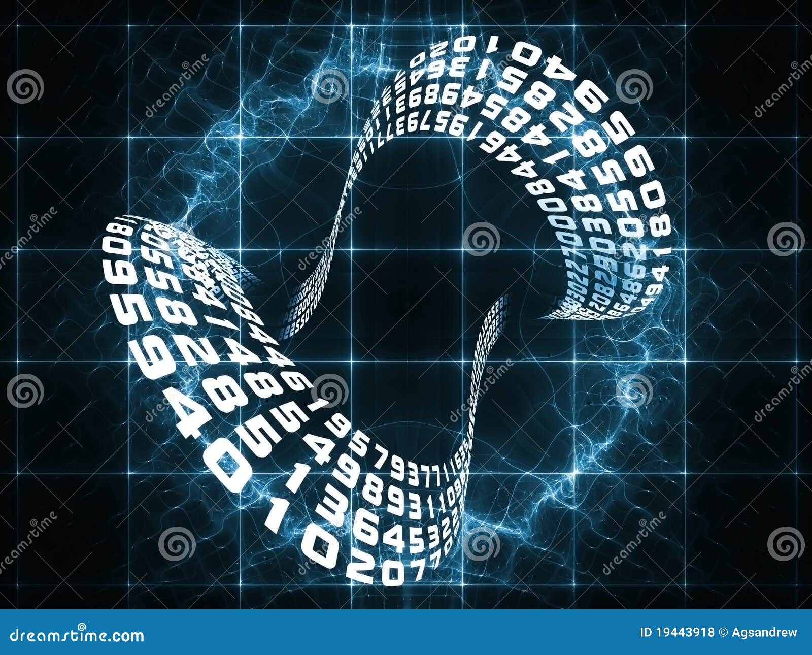 Numbers on Grid stock illustration. Illustration of abstract - 19443918