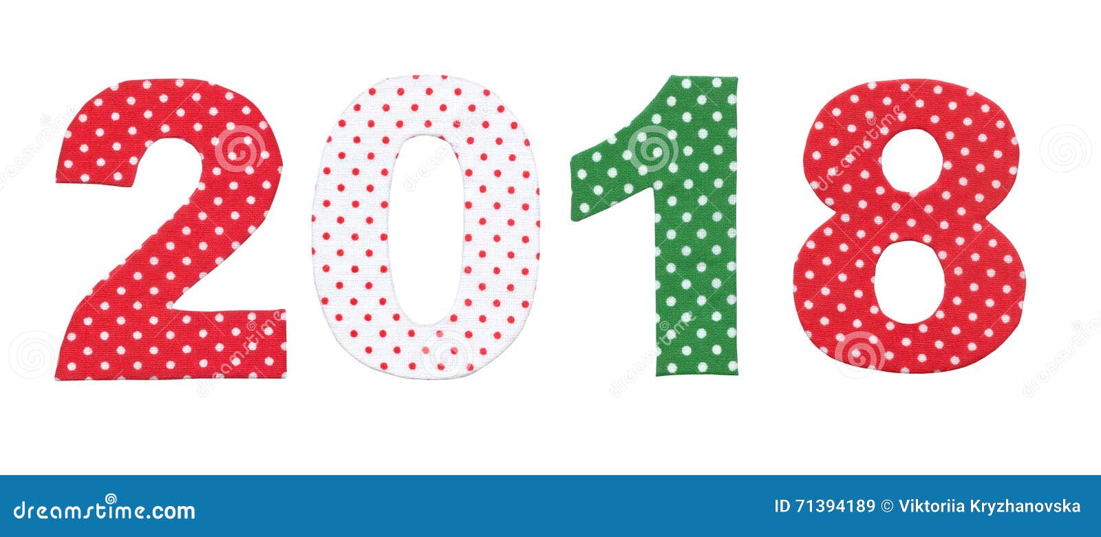 2018 numbers. stock illustration. Illustration of polka - 71394189