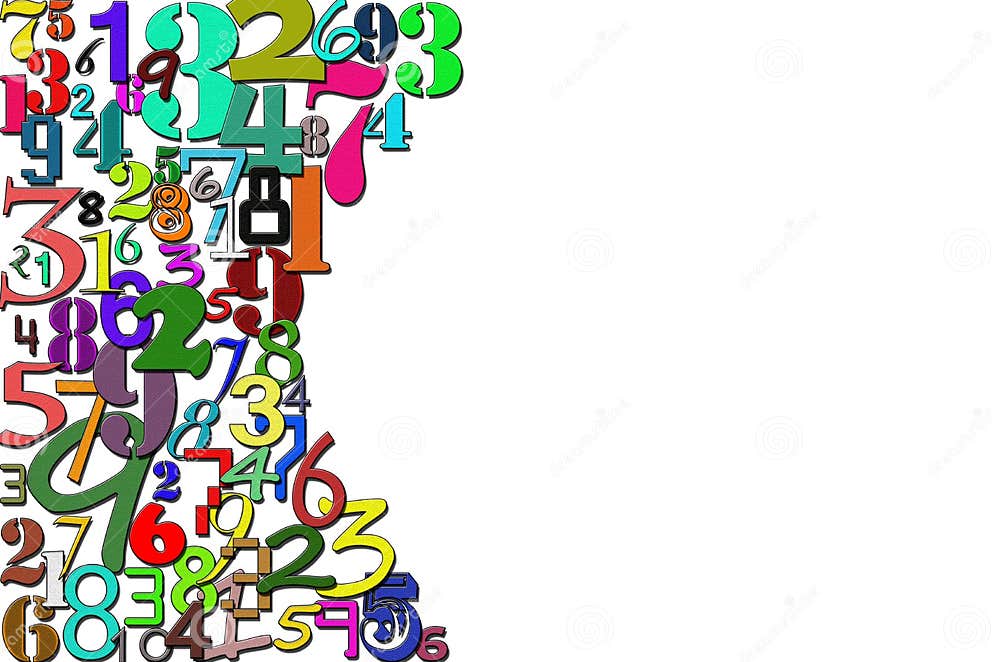 Numbers stock illustration. Illustration of photoshop - 44491702