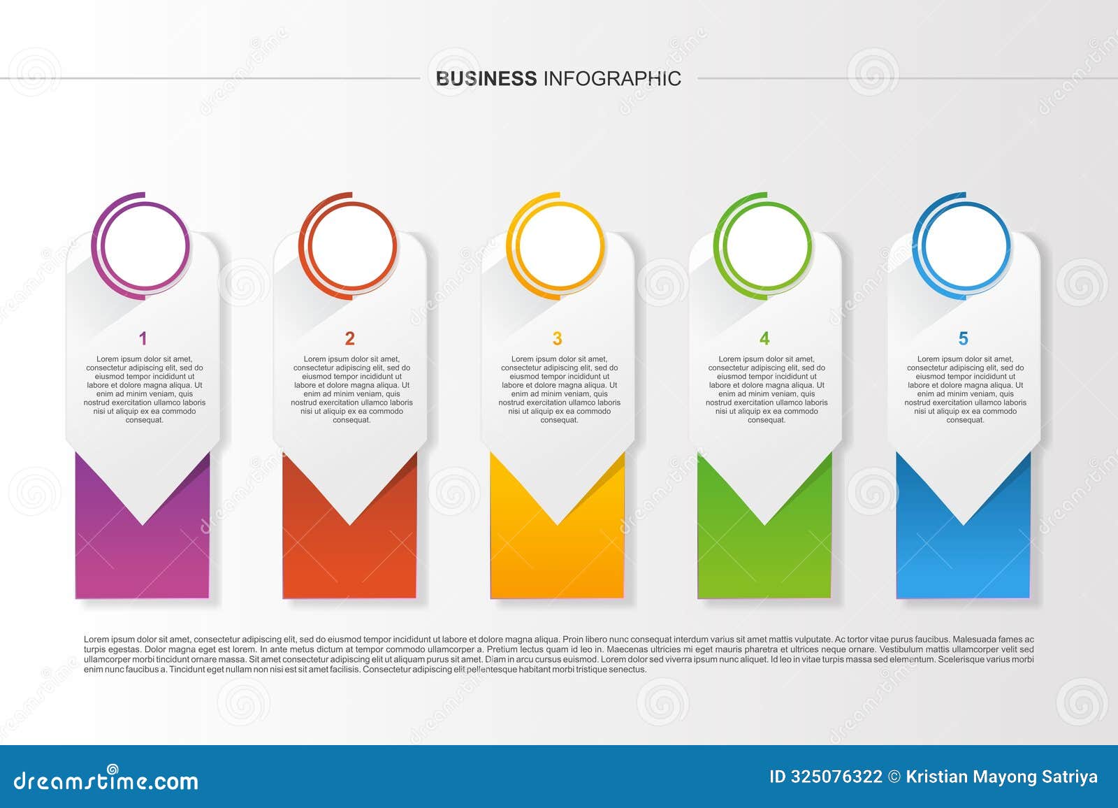 Numbers Infographic for Business Options Stock Vector - Illustration of ...