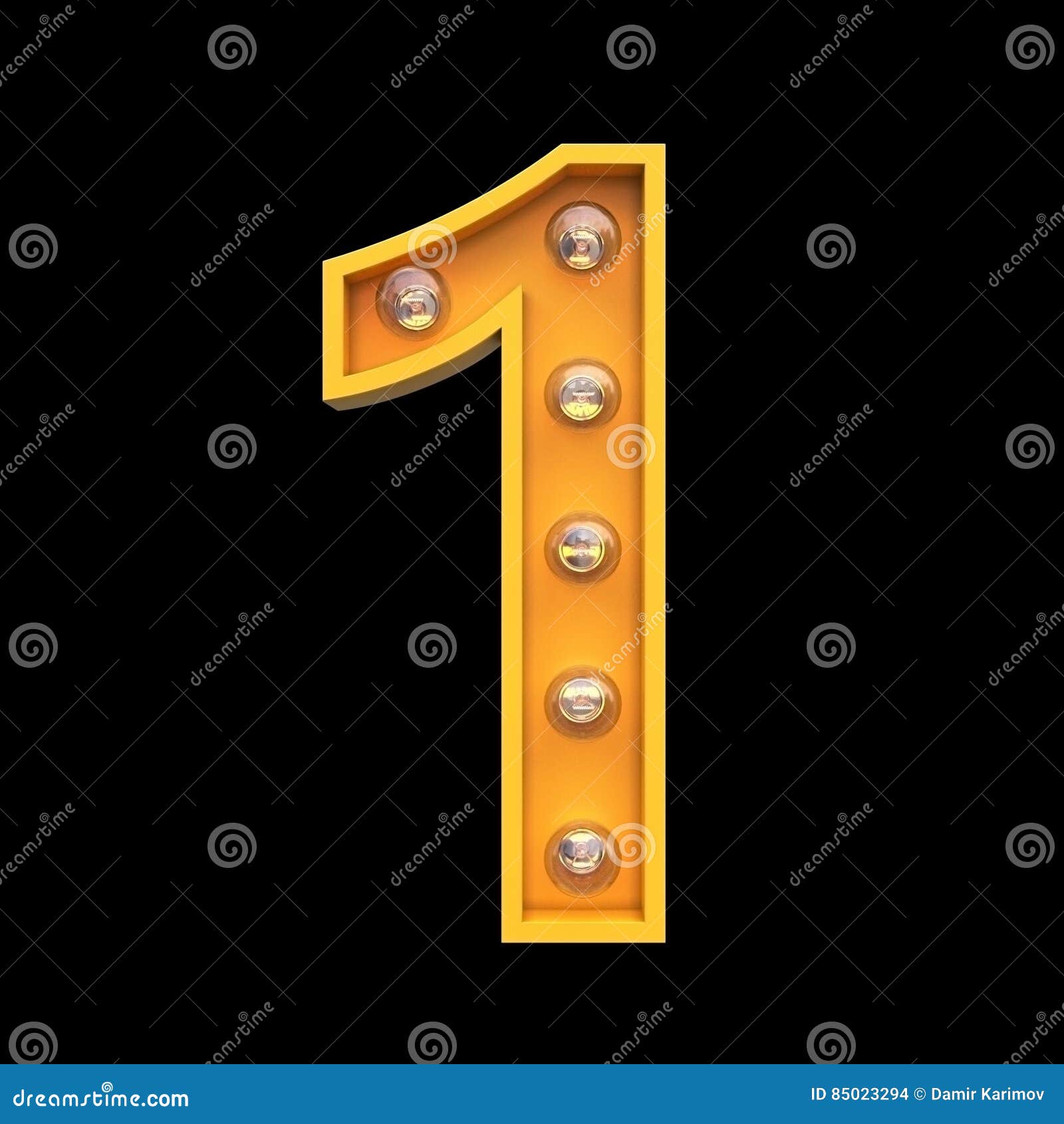 Numbers Lamps Light Illustration Stock Illustrations – 112 Numbers ...