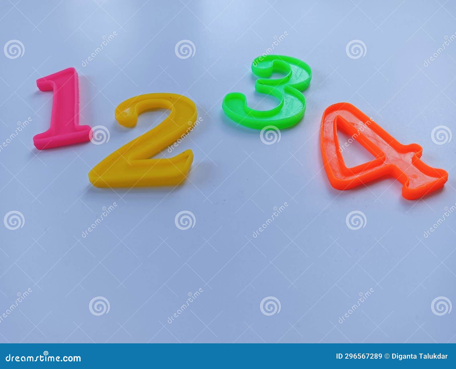 1234 numbers lying stock image. Image of 1234, numbers - 296567289