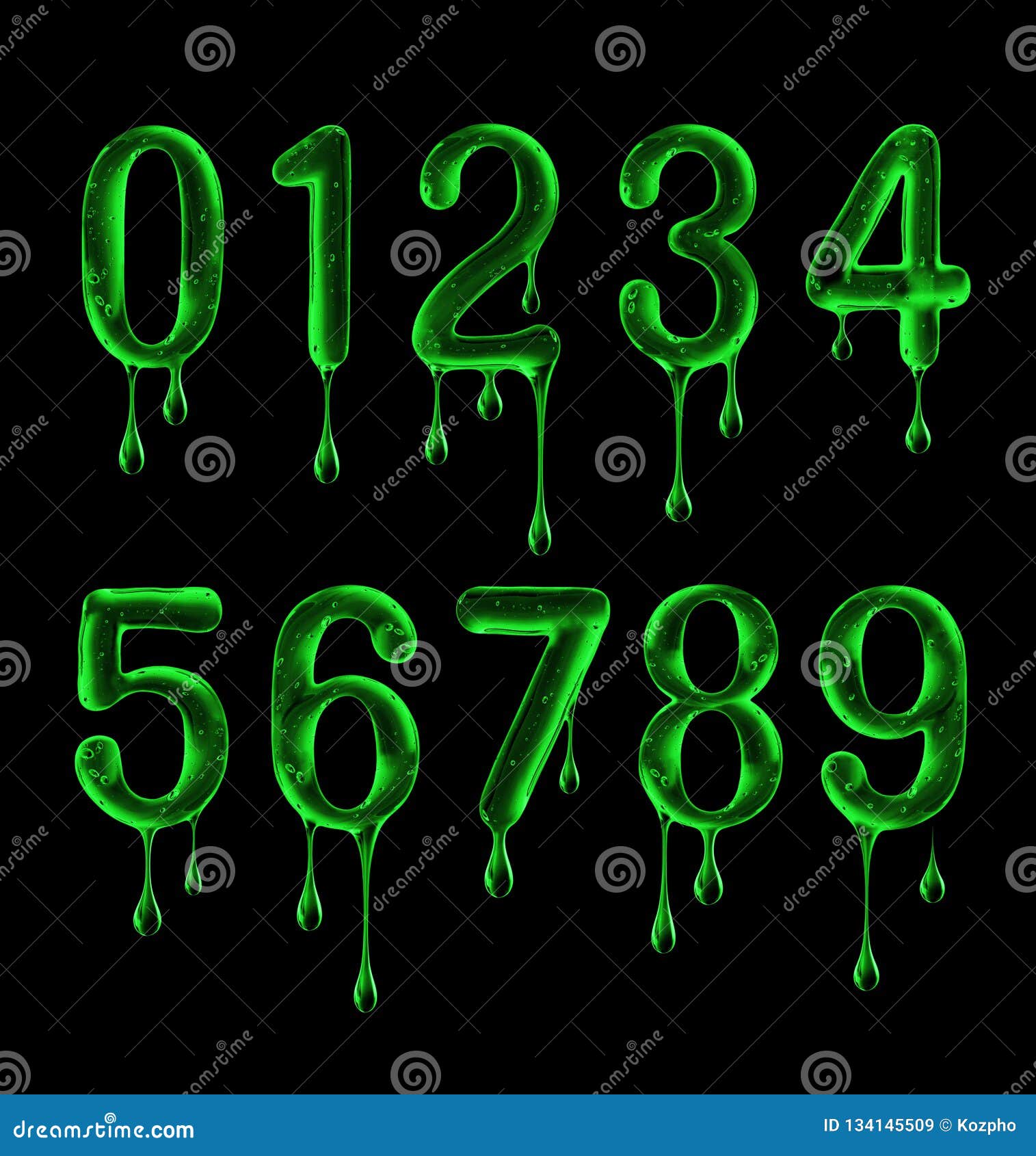 Viscous Font. Liquid Melting Alphabet. Diagonally Distorted Letters And ...