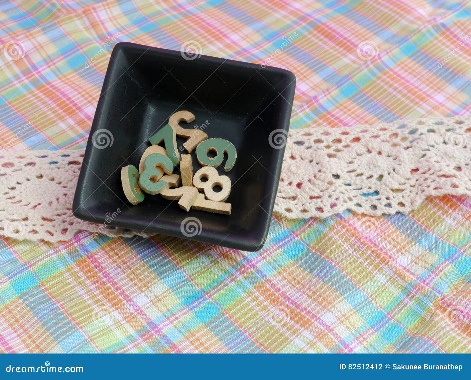 Numbers stock photo. Image of color, cutlery, square - 82512412