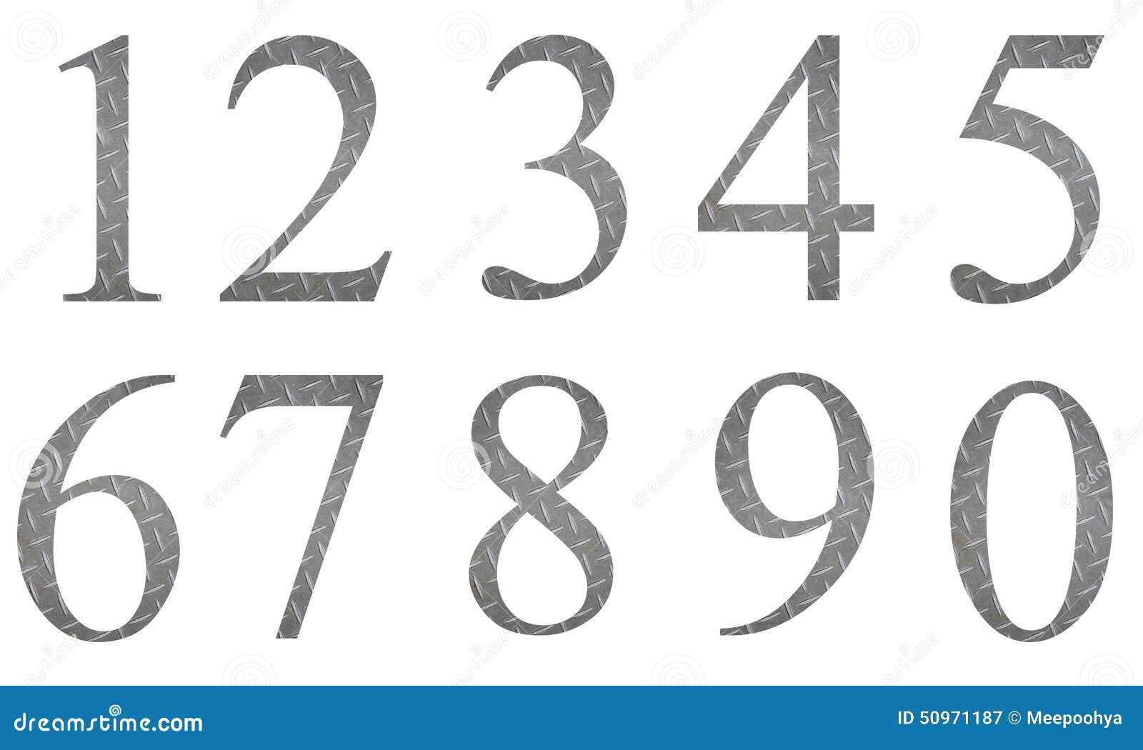 Numbers Metal Pipes Style In A Set 12345 Fonts Comic Vector ...