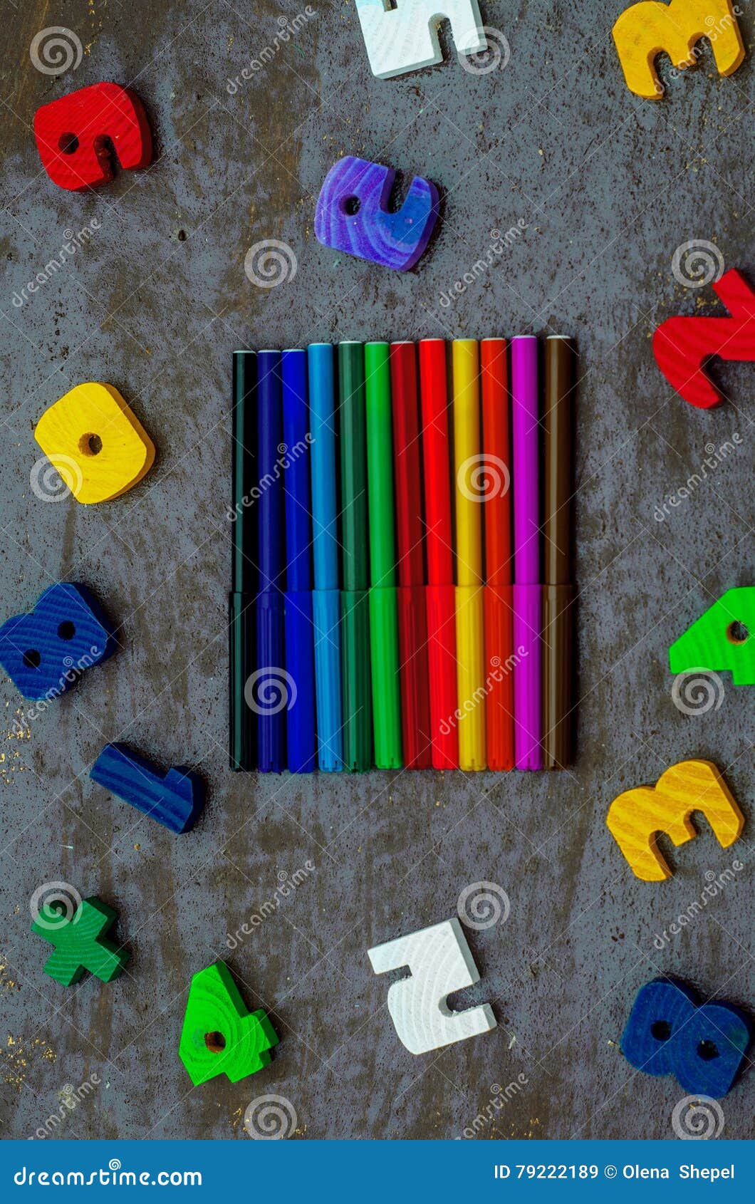 Numbers, notebook, pens stock image. Image of fruit, addiction - 79222189