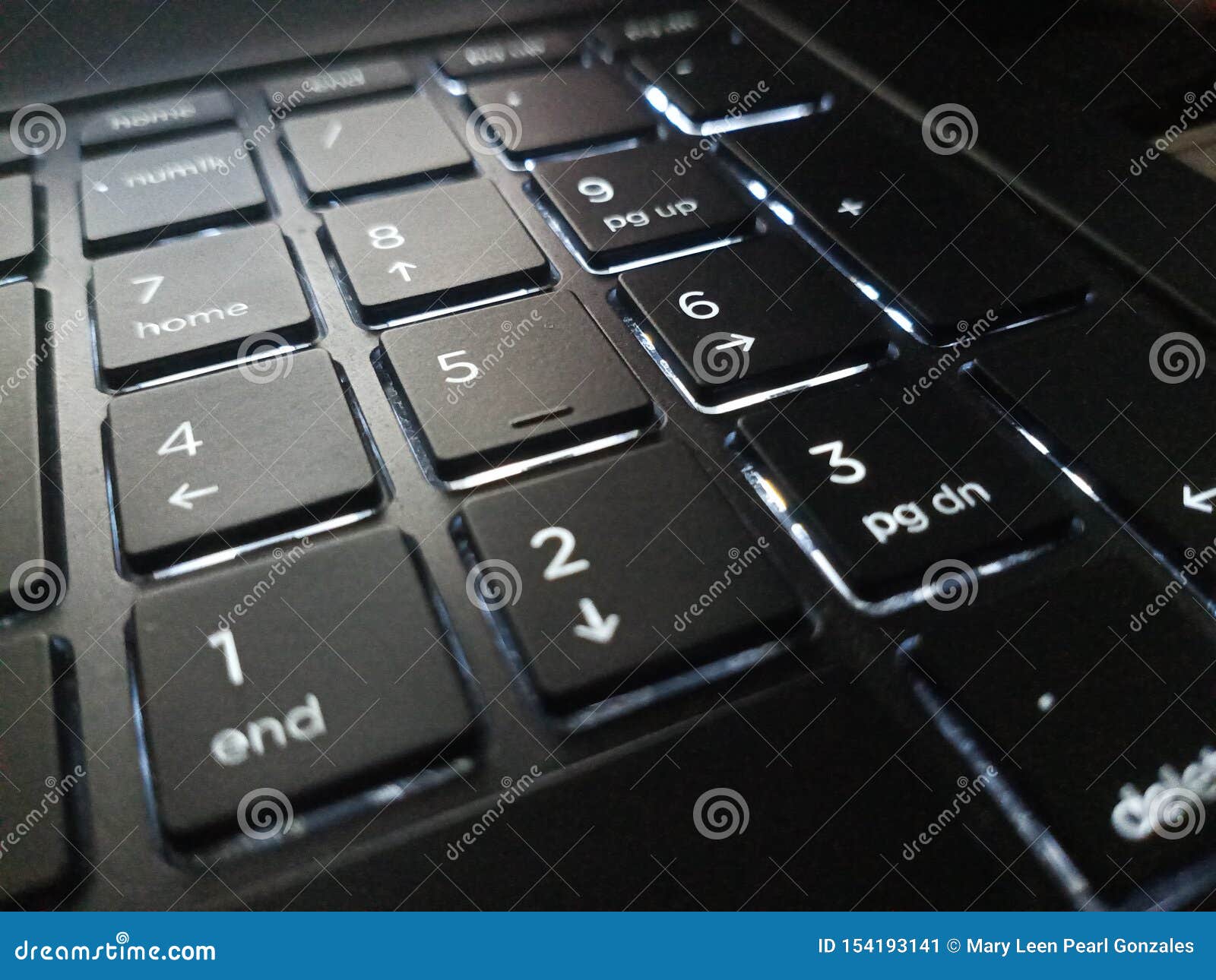 Numbers stock image. Image of backlit, numkeys, numbers - 154193141