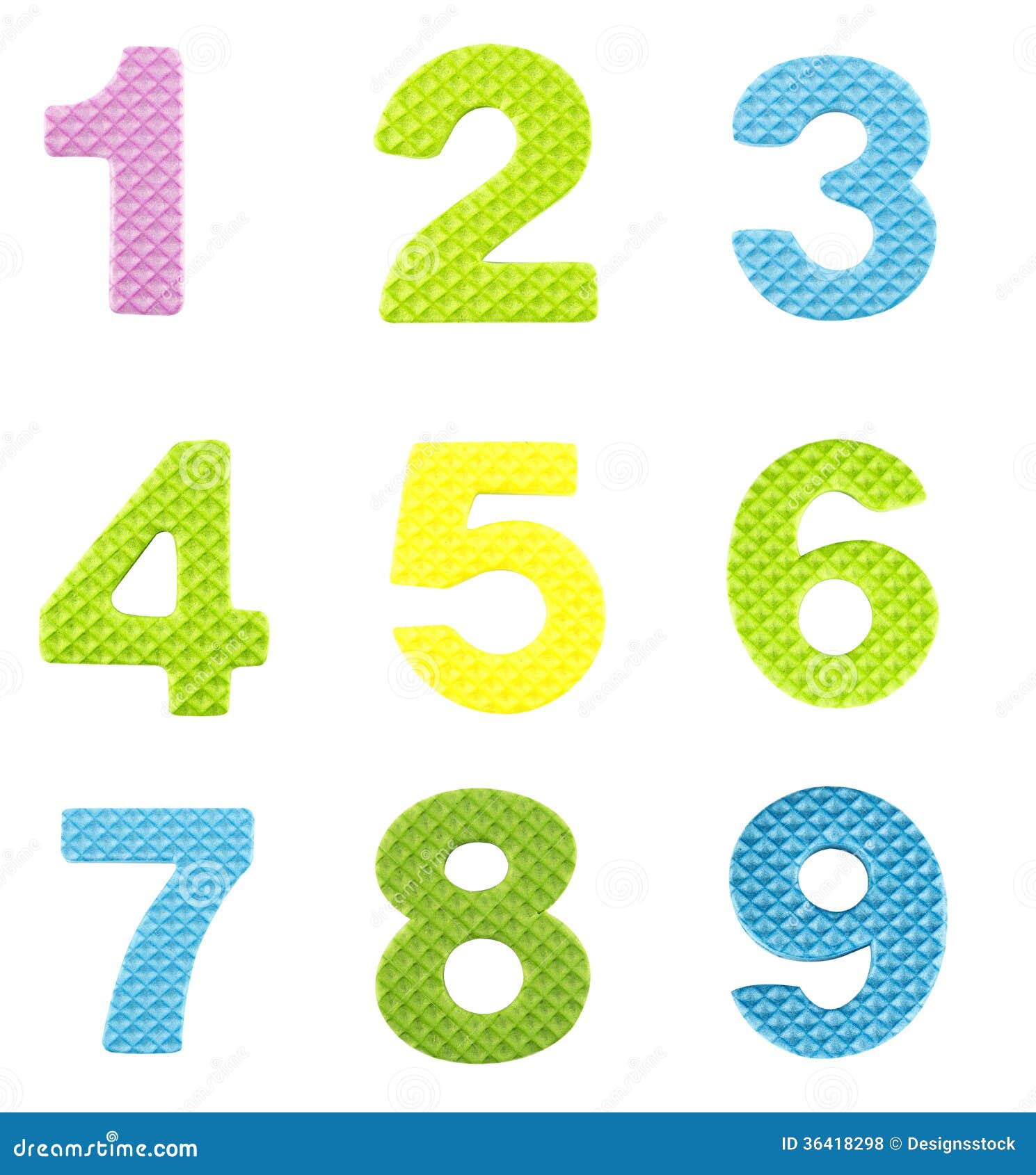 Numbers from one to nine stock photo. Image of communication - 36418298