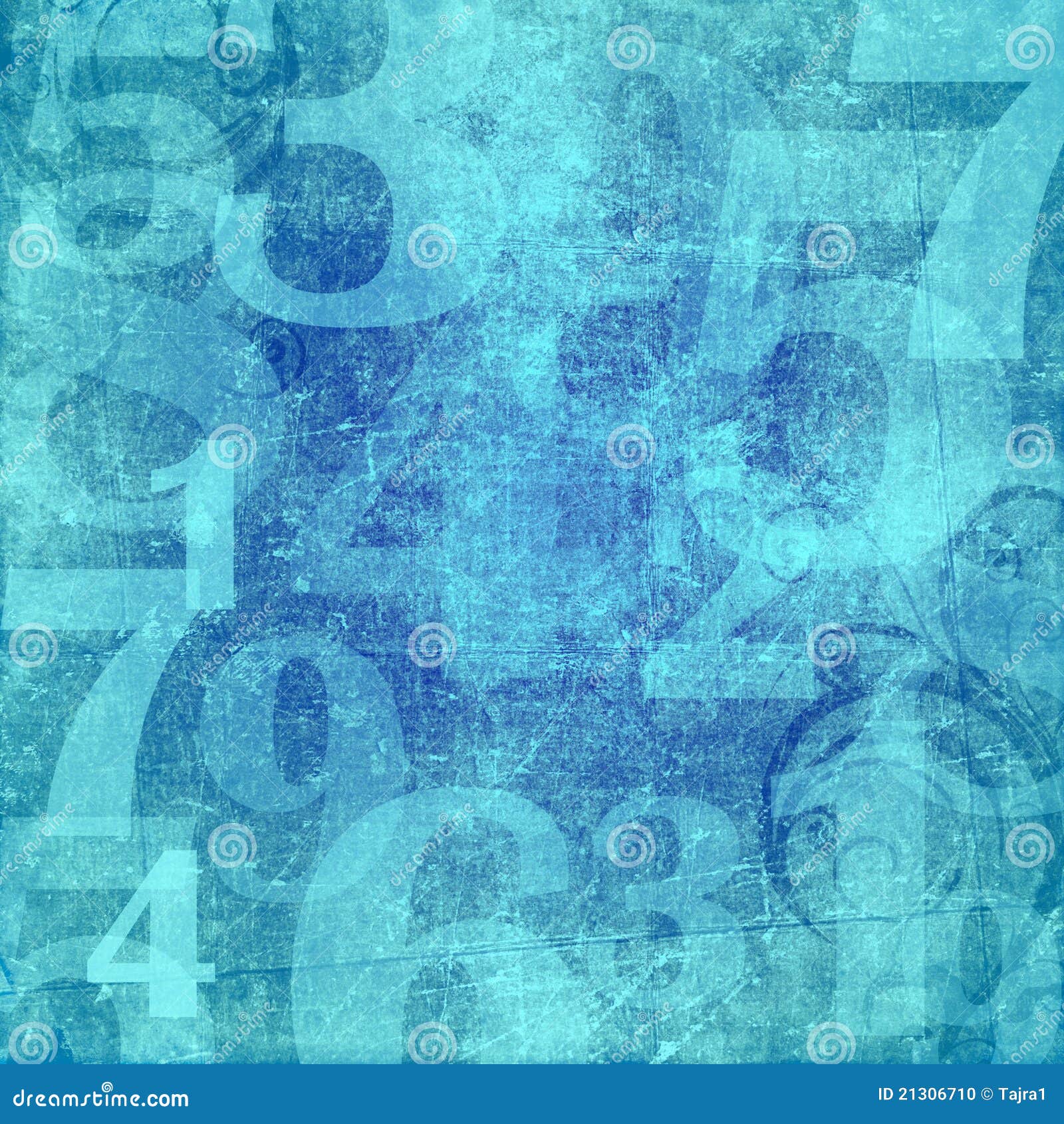 Numbers Over Grunge Background Stock Illustration - Illustration of ...