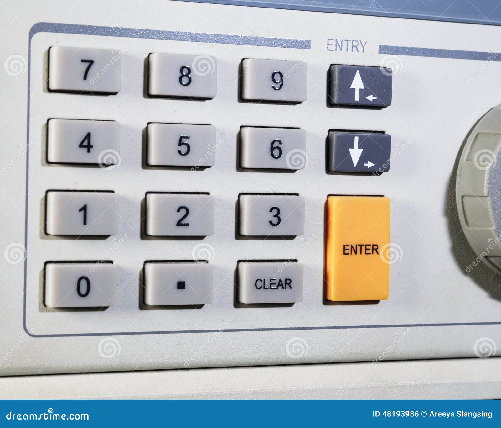 Numbers on panel device stock photo. Image of technology - 48193986