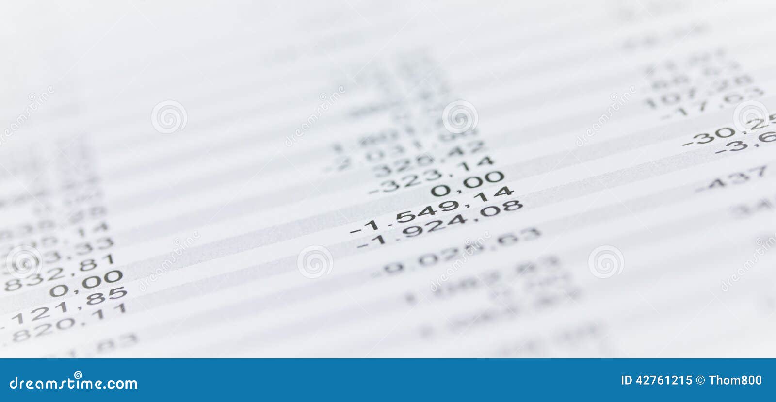 Numbers on paper stock image. Image of balance, numerals - 42761215