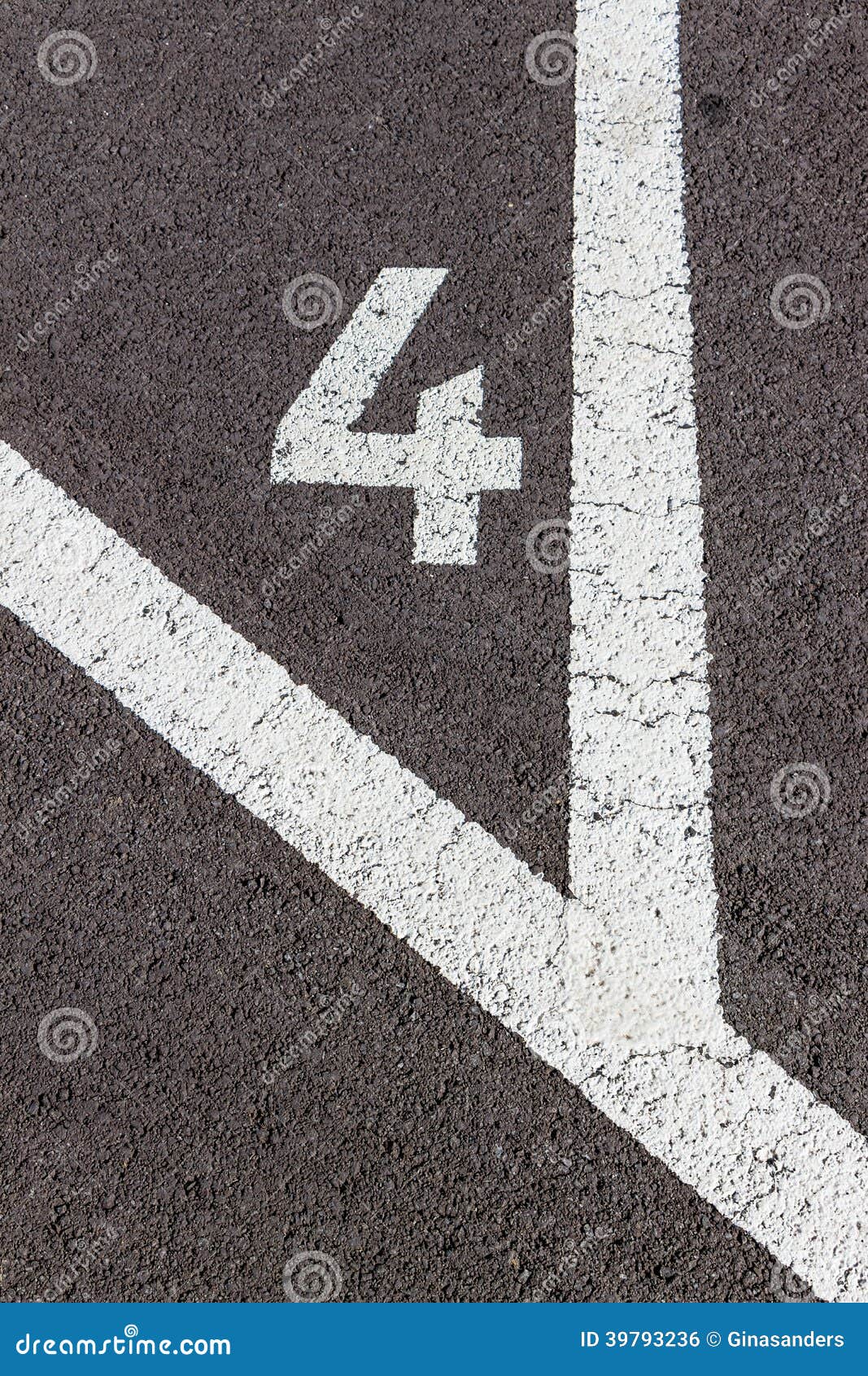 Numbers in a parking lot stock photo. Image of numbering - 39793236