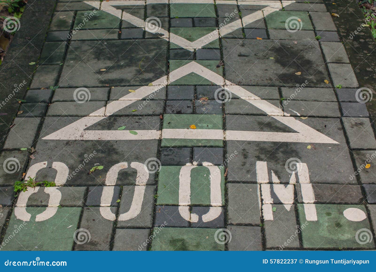 The Numbers on the Public Sidewalks Stock Image - Image of outdoor ...